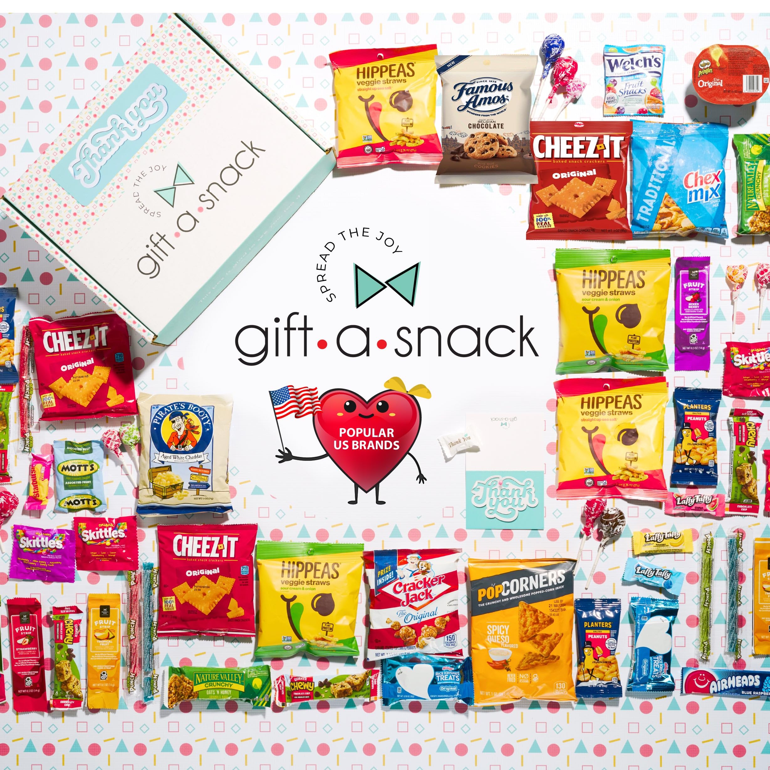 Snapklik.com : Gift A Snack - Thank You Snack Box Variety Pack Care ...