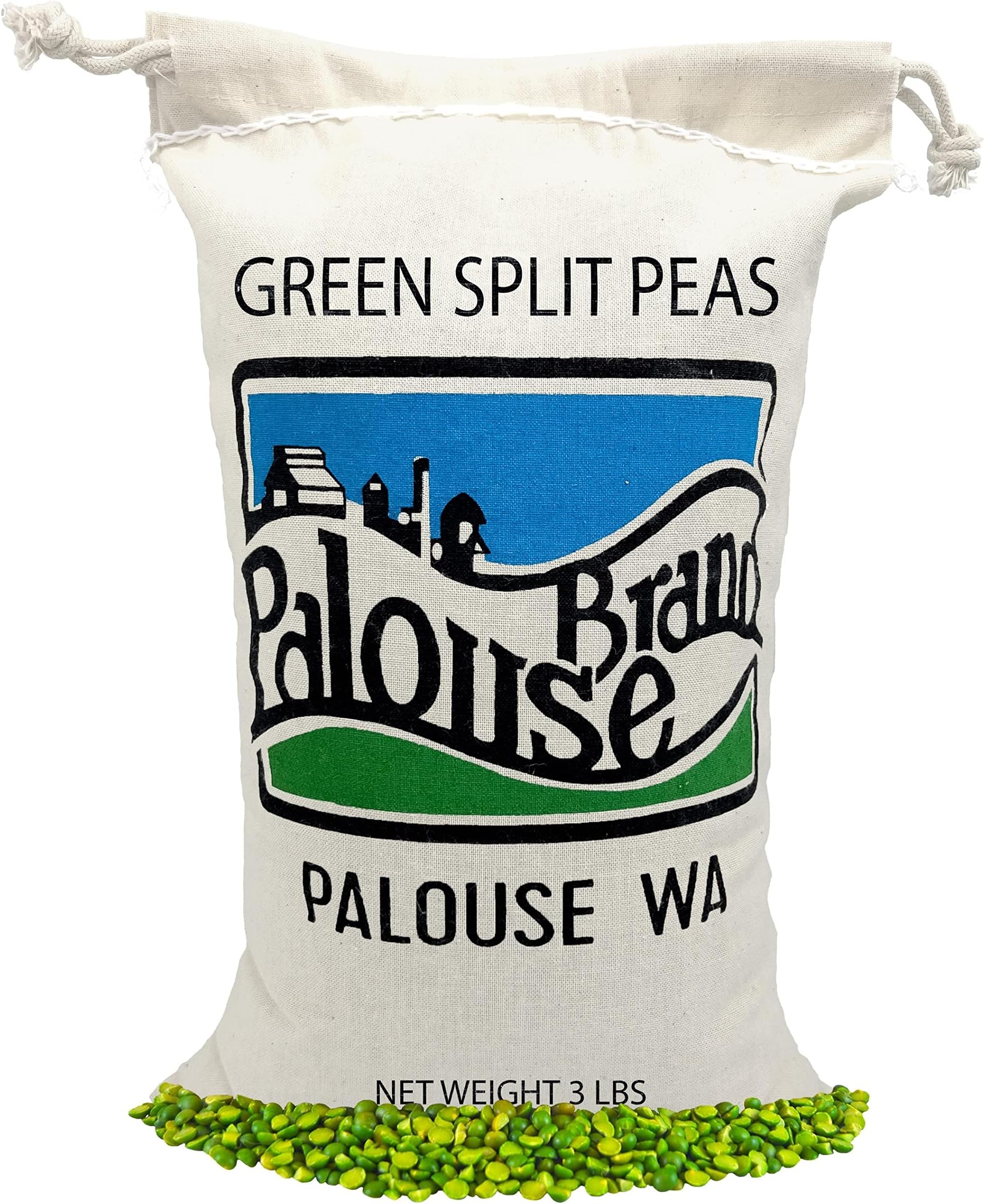 Amazon.com : Green Split Peas, 3 Pounds – Dried, Vegan, Kosher, Bulk ...