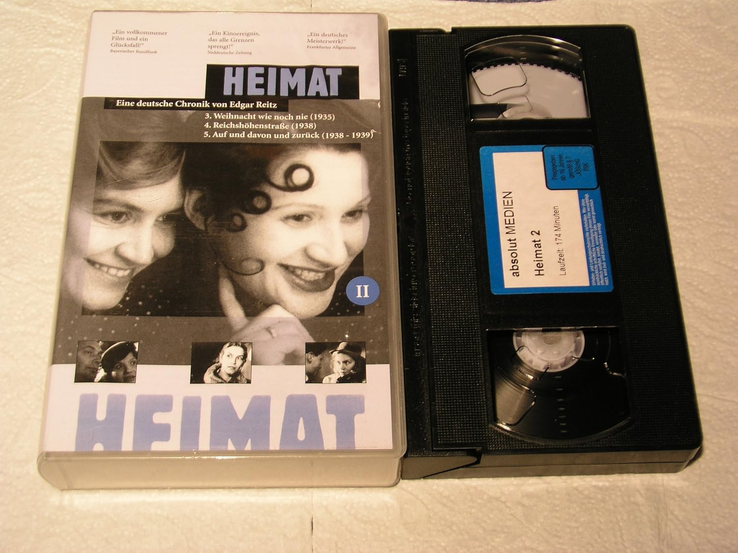 Heimat II (VHS) Weihnacht wie noch nie,Reichshöhenstraße,Auf und davon ...