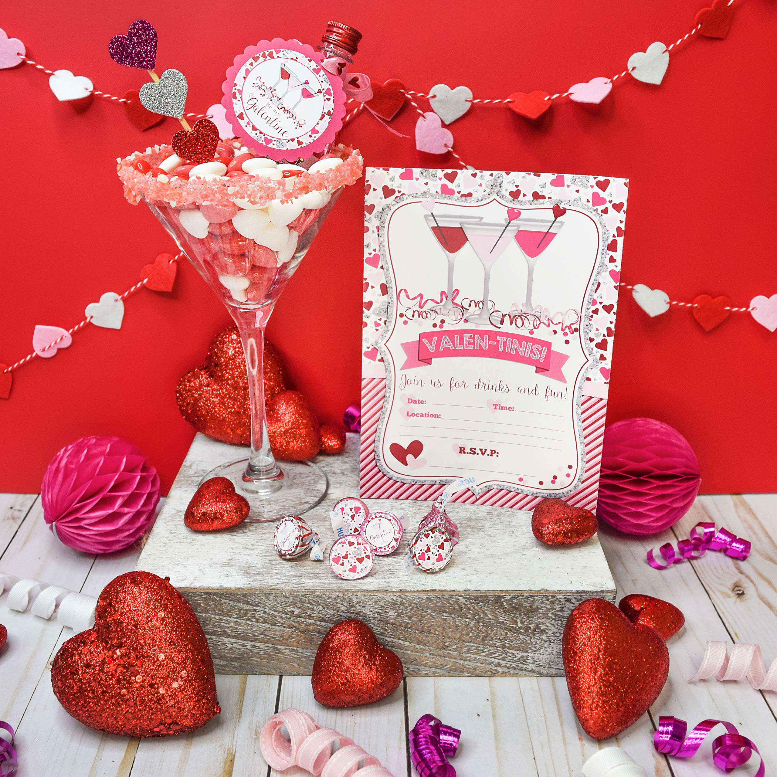 Invitaciones Para Fiesta De Cumpleaños Con Temática De San Valentín