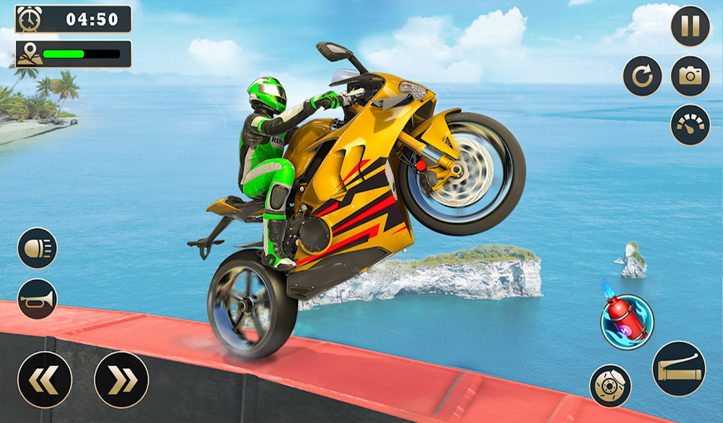 Mega Ramp Bike Stunt Master 3D GT Racing : Bike Games:Amazon.com ...