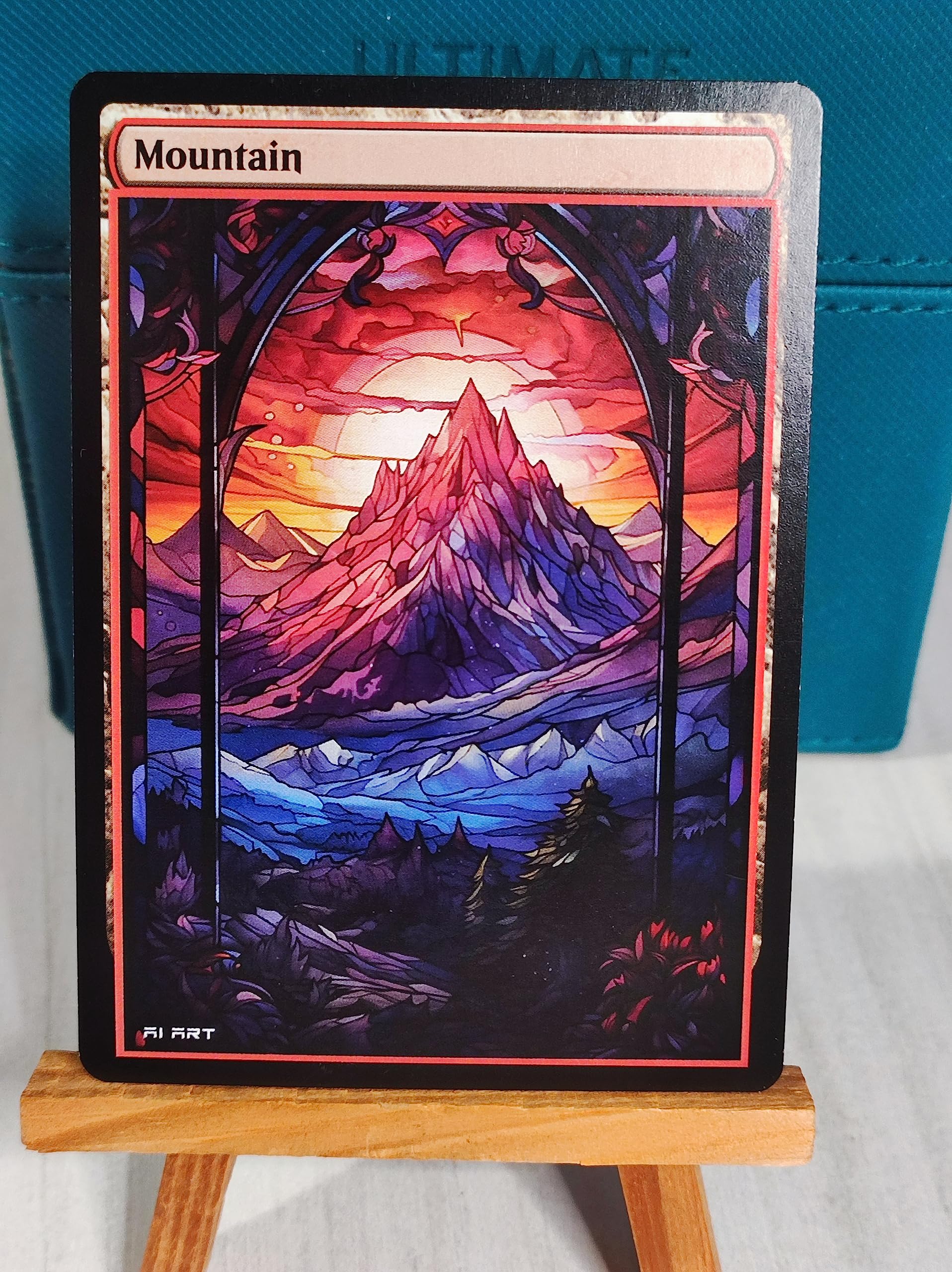 Magic The Gathering Mountain Land Art