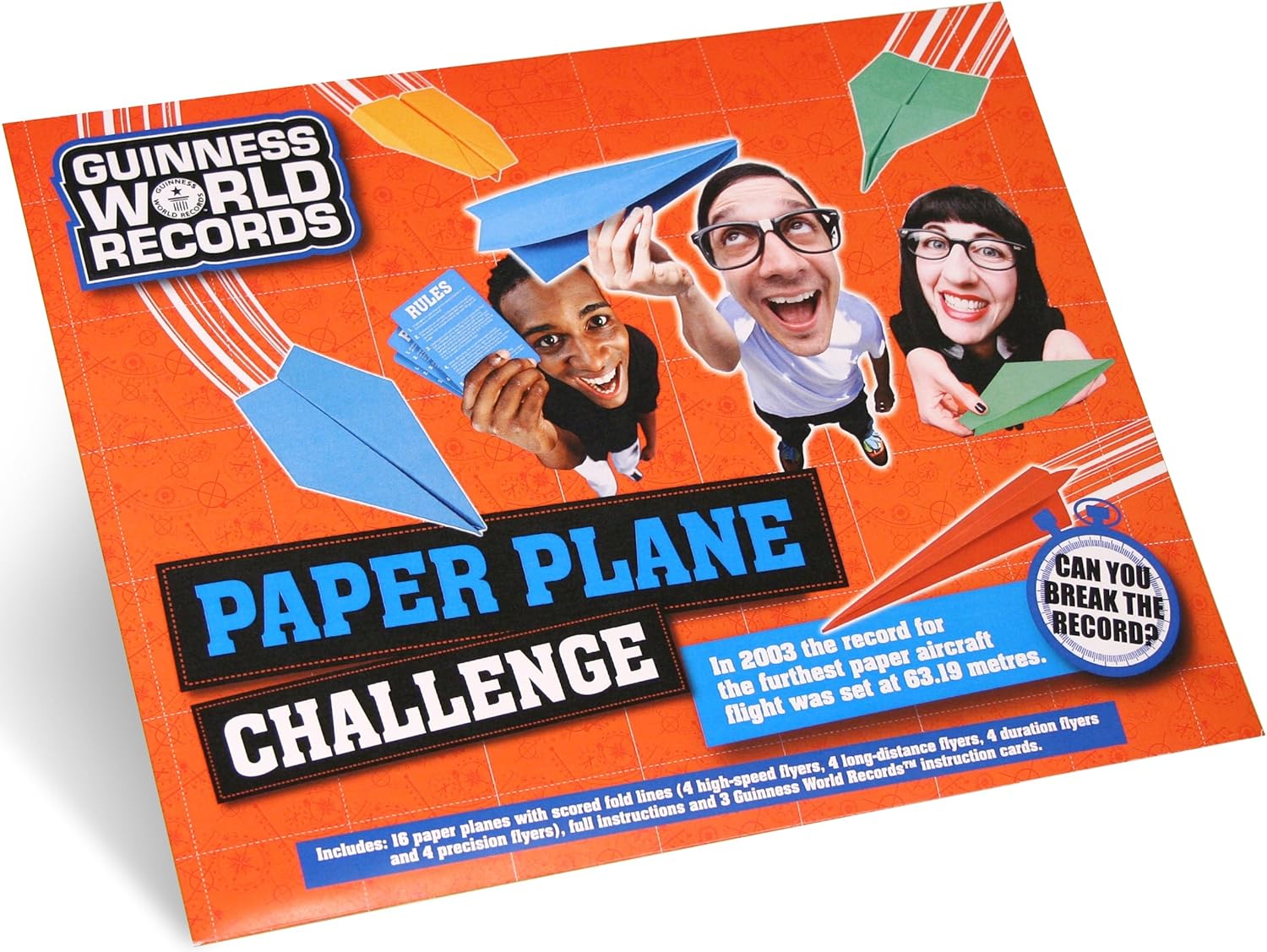 Guinness World Records Paper Plane Playset : Amazon.co.uk: Toys & Games