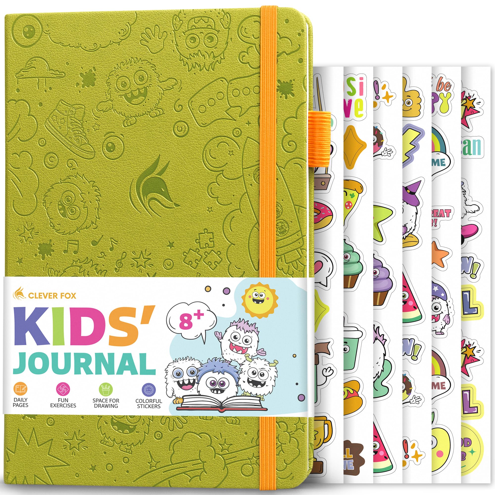 Snapklik.com : Clever Fox Kids Journal Daily Feelings & Gratitude ...
