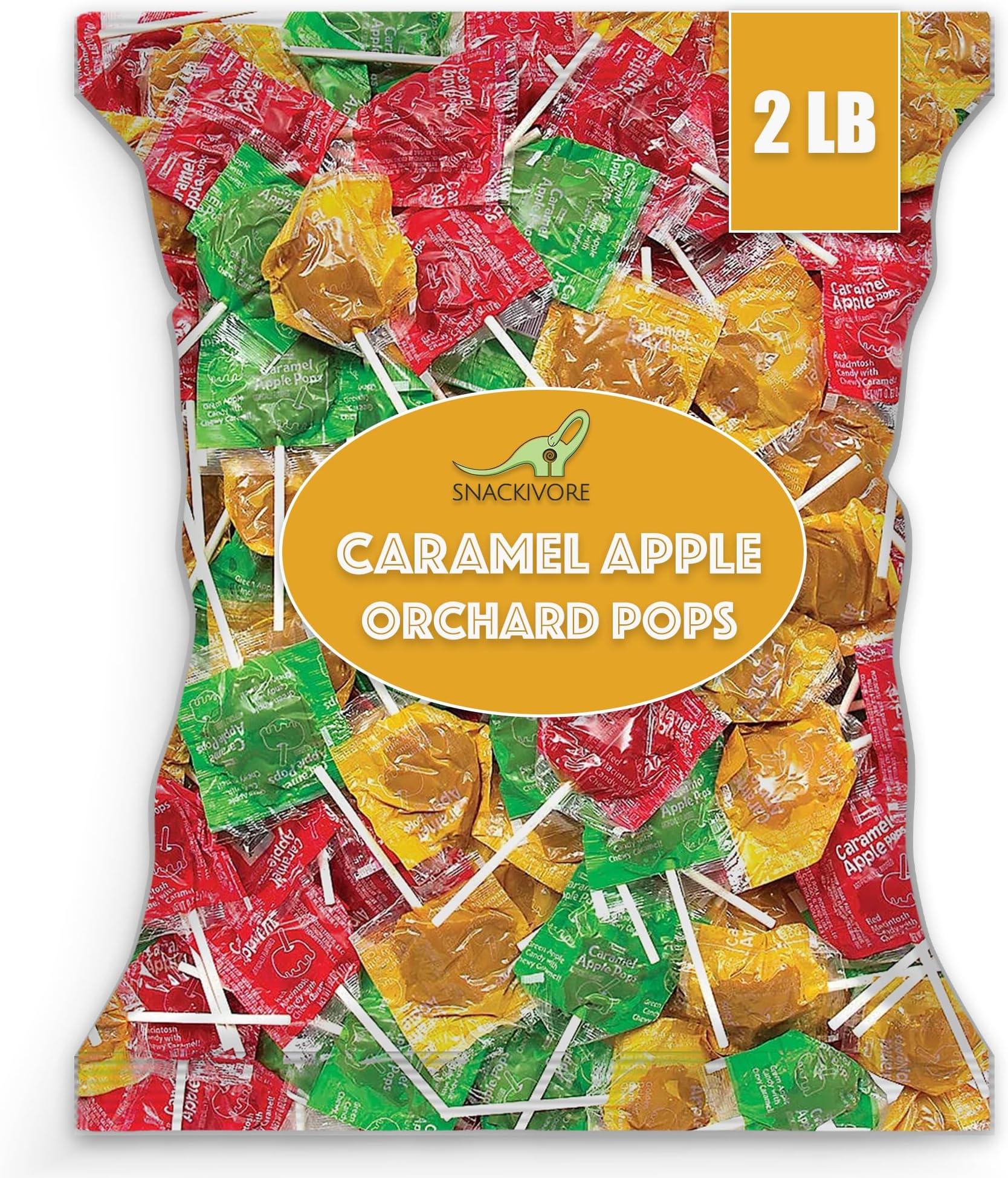 Amazon.com : Tootsie Caramel Apple Pops Assorted Apple Orchard ...