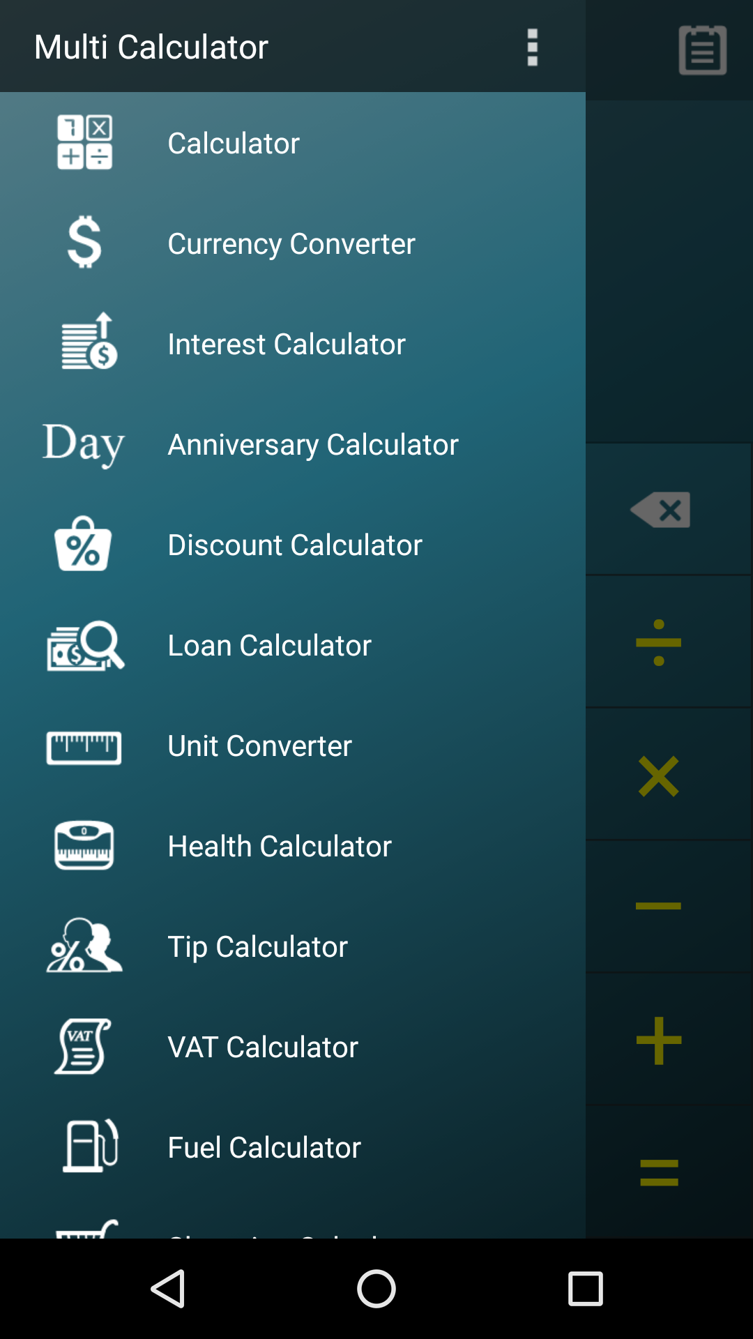 Multi Calculator - App on Amazon Appstore