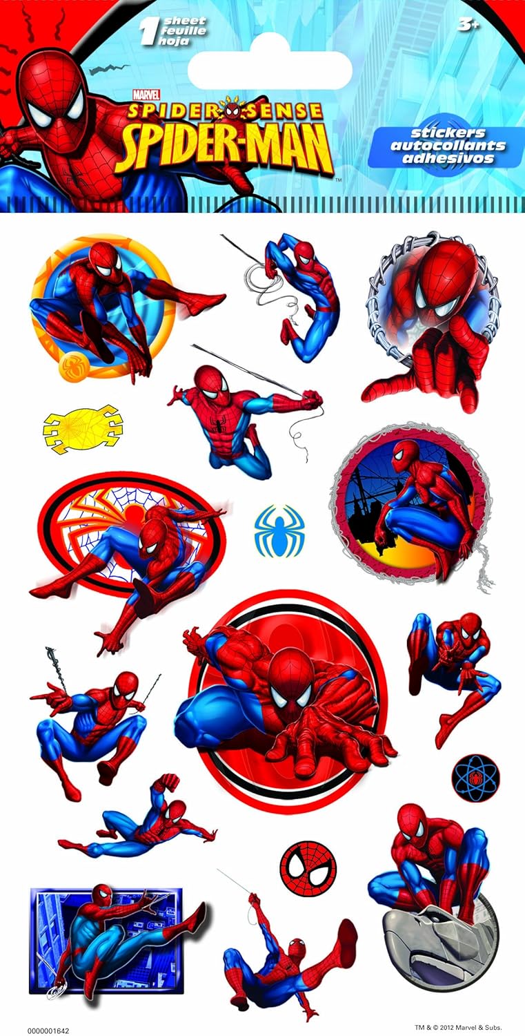 Trends International Sandylion Spider Man Sticker Party Pack Spider Man ...