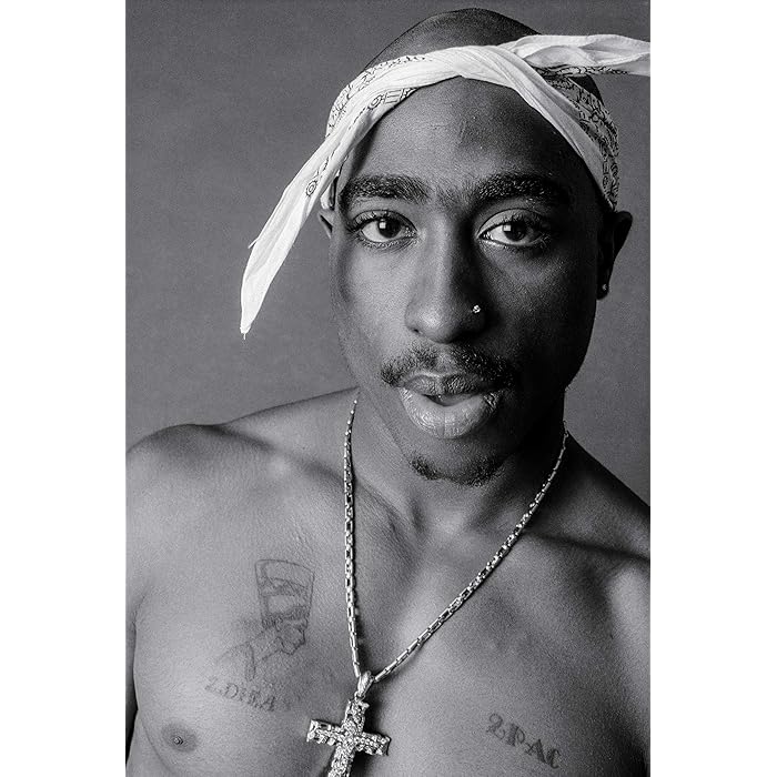 Buy Tupac Shakur Portrait Poster - Authentic Full Size 24x36 Rapper ...
