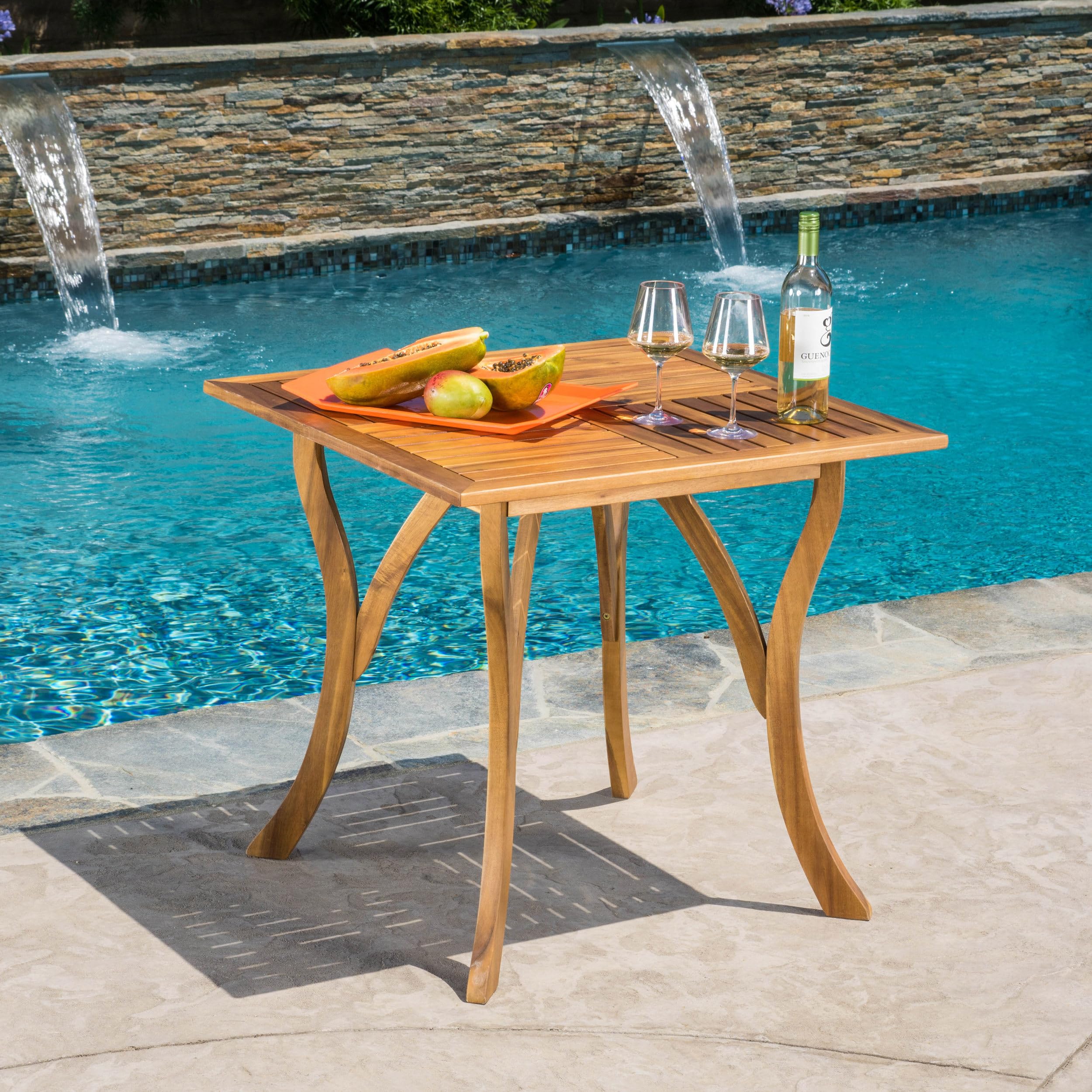 Snapklik.com : Merax Square Outdoor Dining Table 31.5