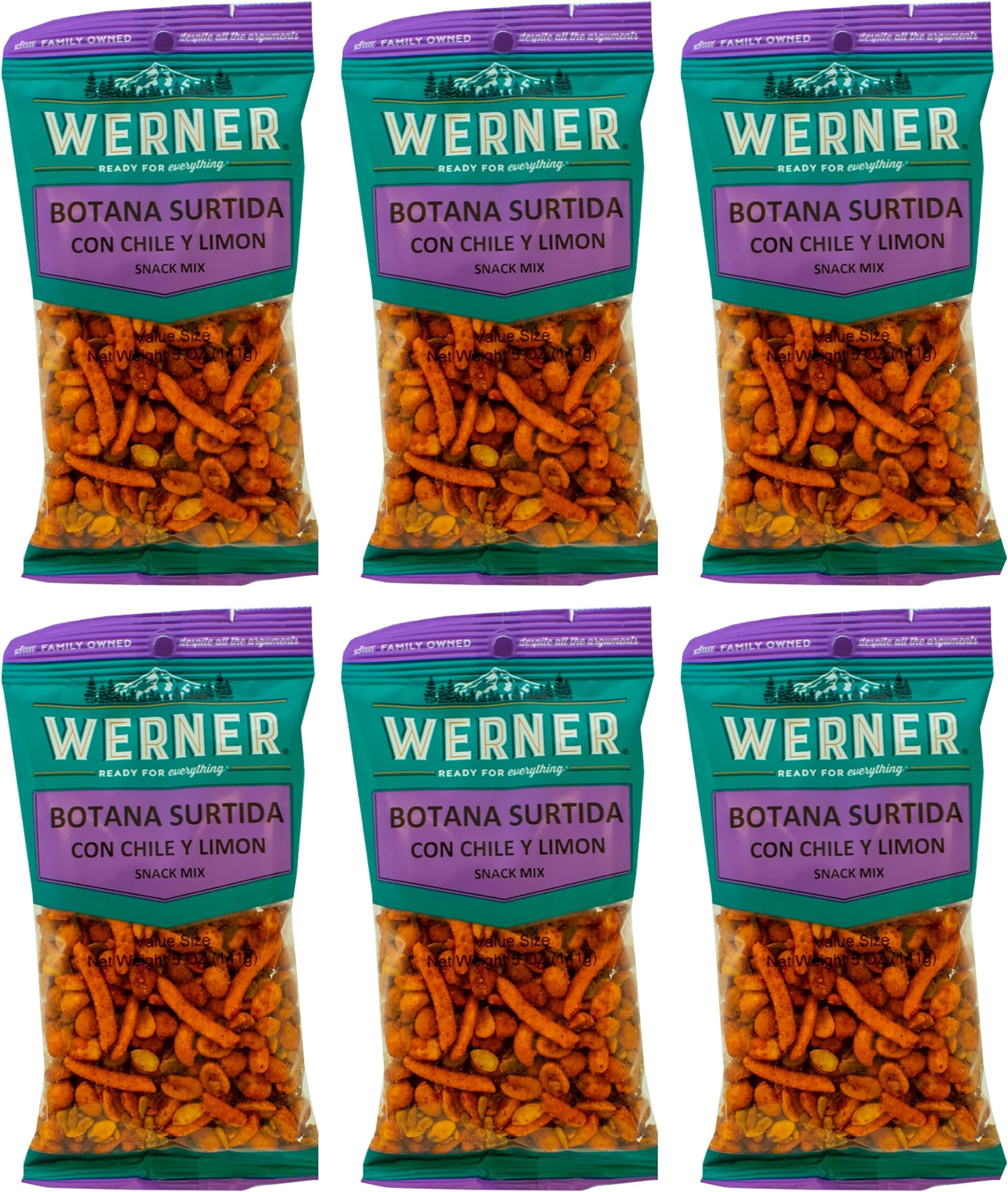 Amazon.com : Peanut Snack Mix Cacahuate Mixto Authentic Mexican Spicy ...