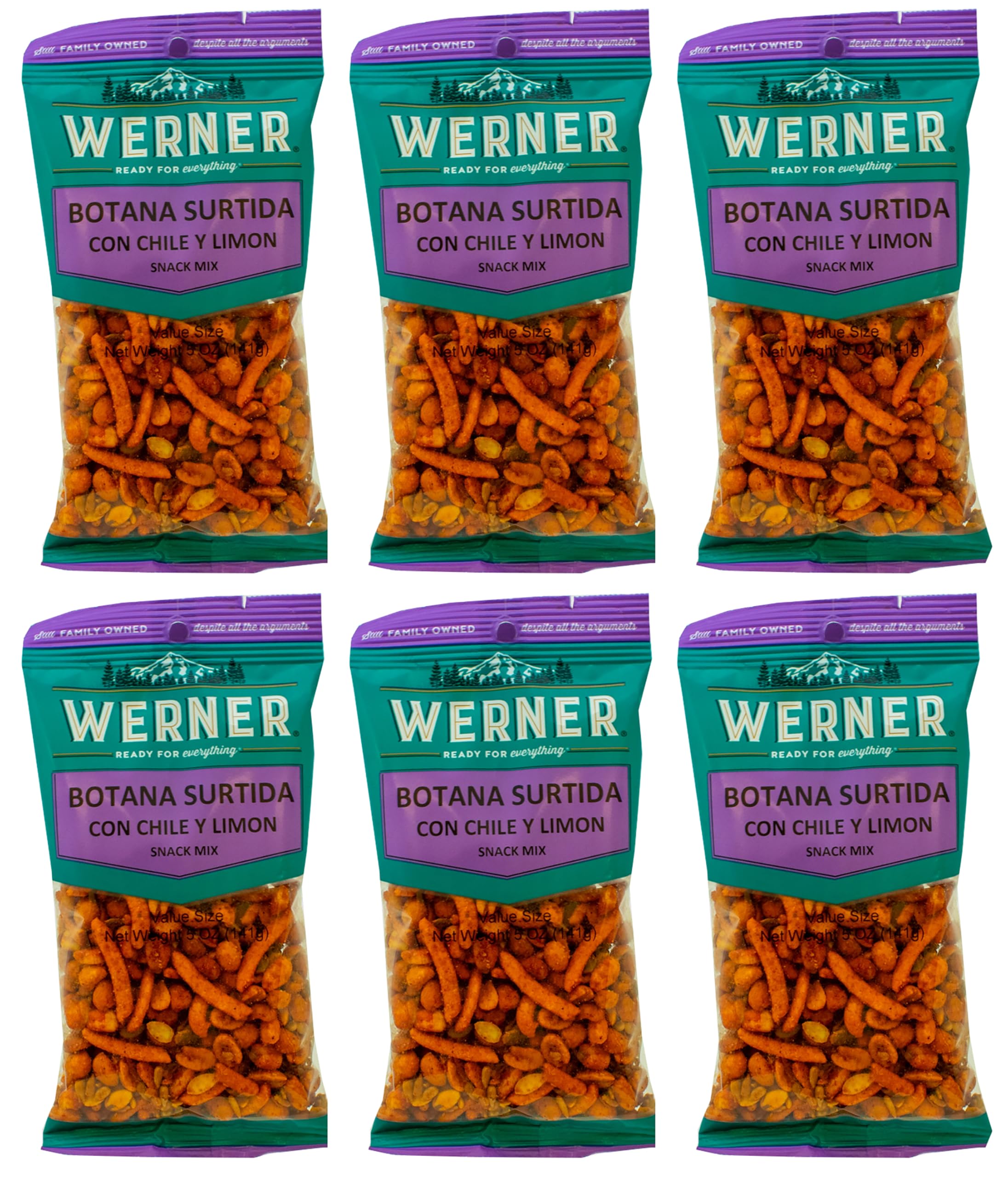 Amazon.com: Werner Botana Surtida con Chile and Limon, Mexican Snacks ...
