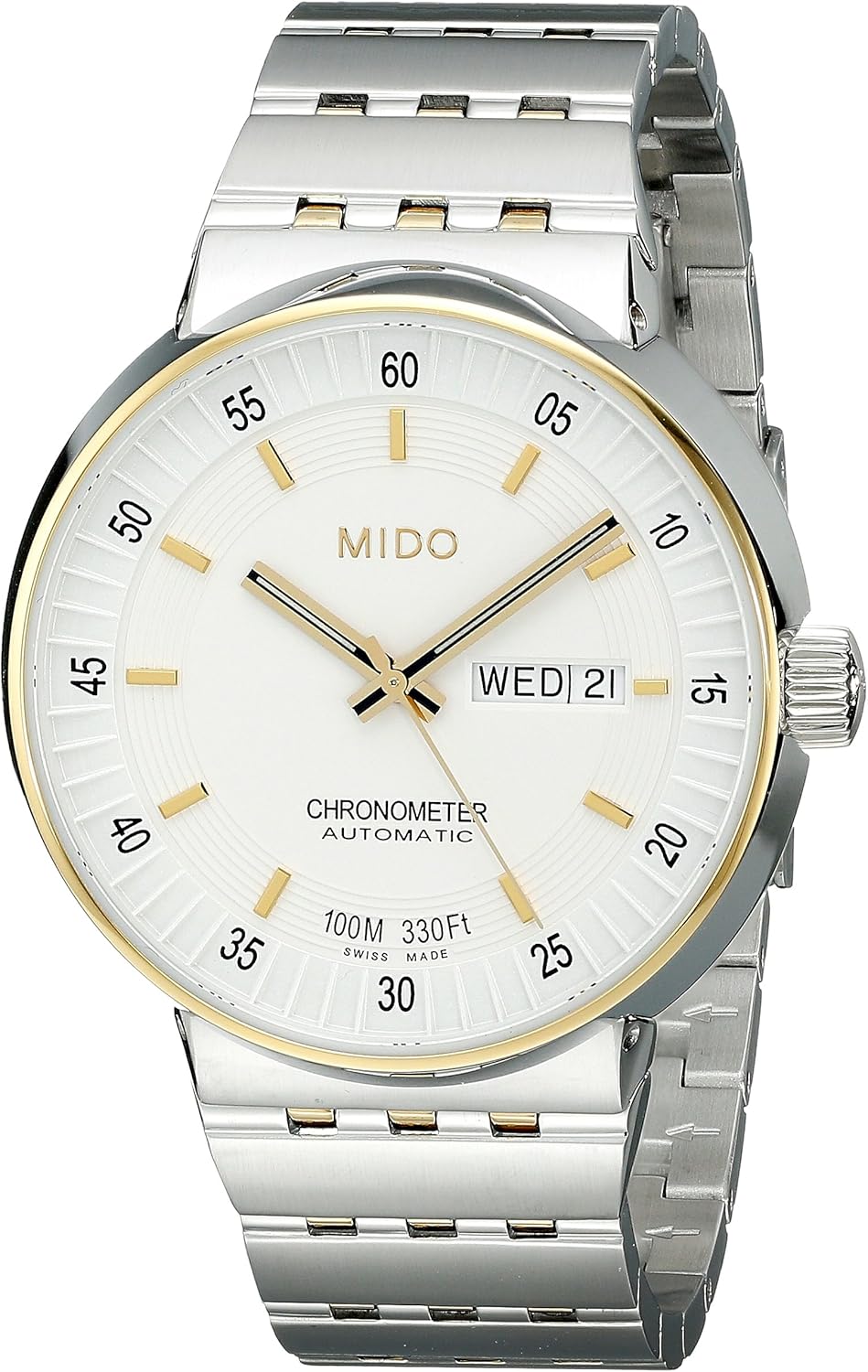 Amazon.com: Mido Men's MIDO-M83409B111 All Dial Analog Display Swiss ...