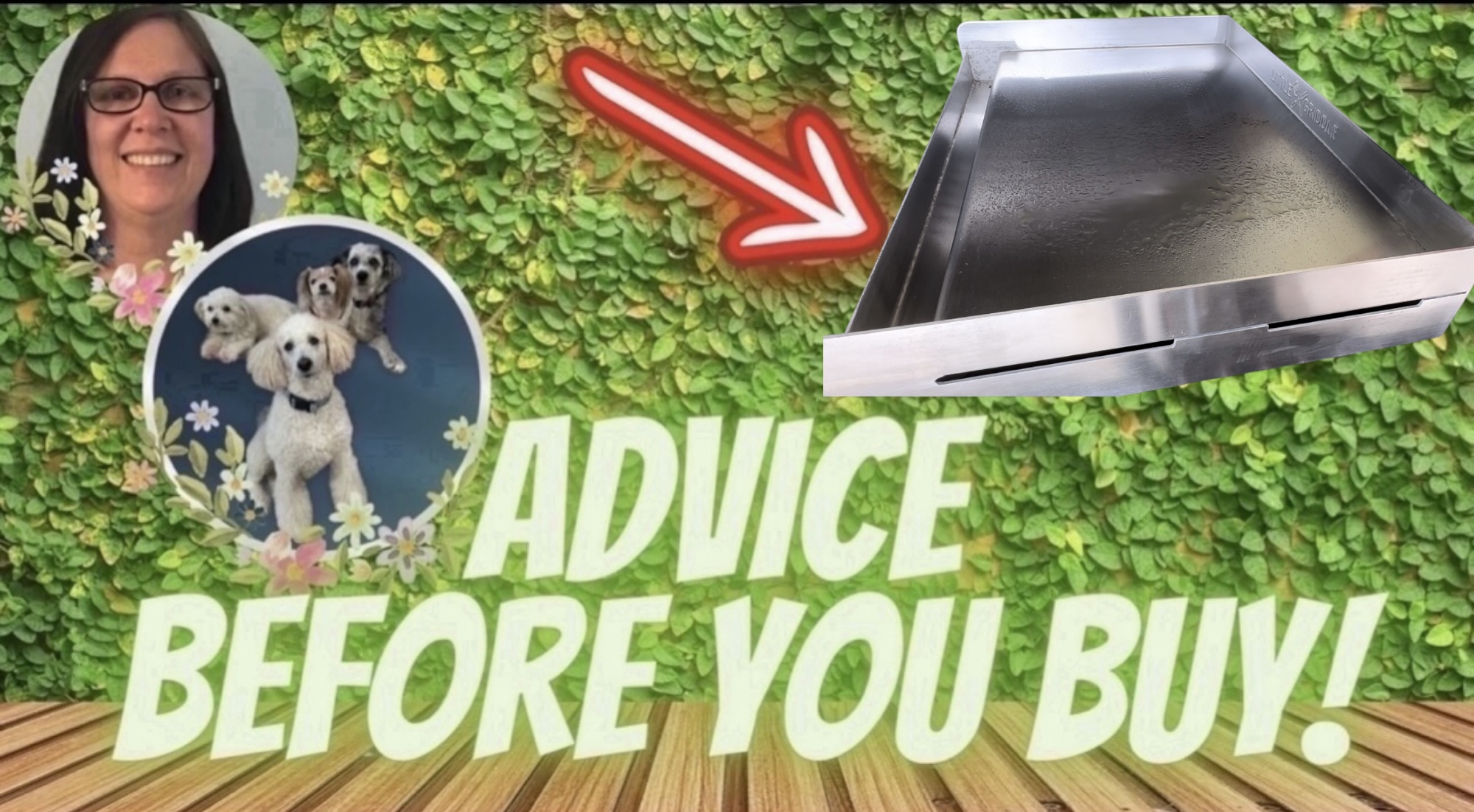 Watch Little Griddle Sizzle Q Heats Evenly And Cooks Many Items on ...