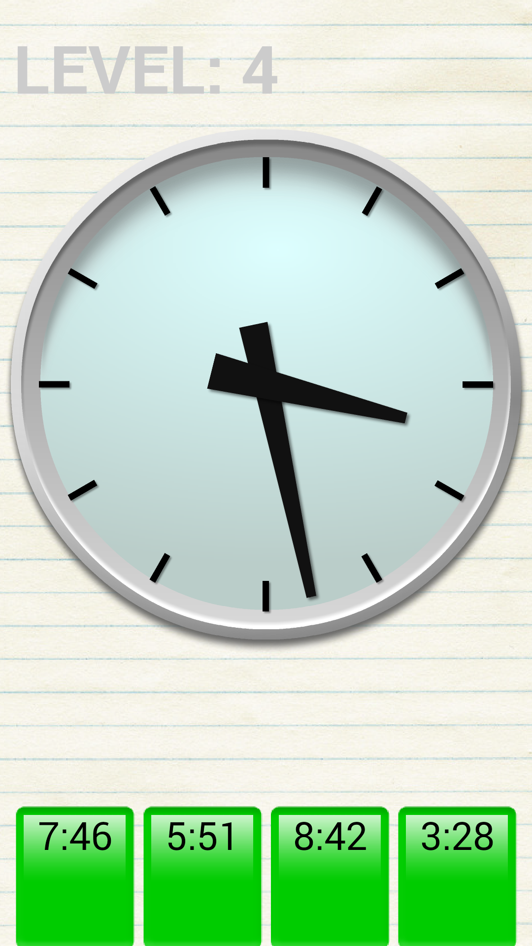 Clock Time Quiz - App on the Amazon Appstore