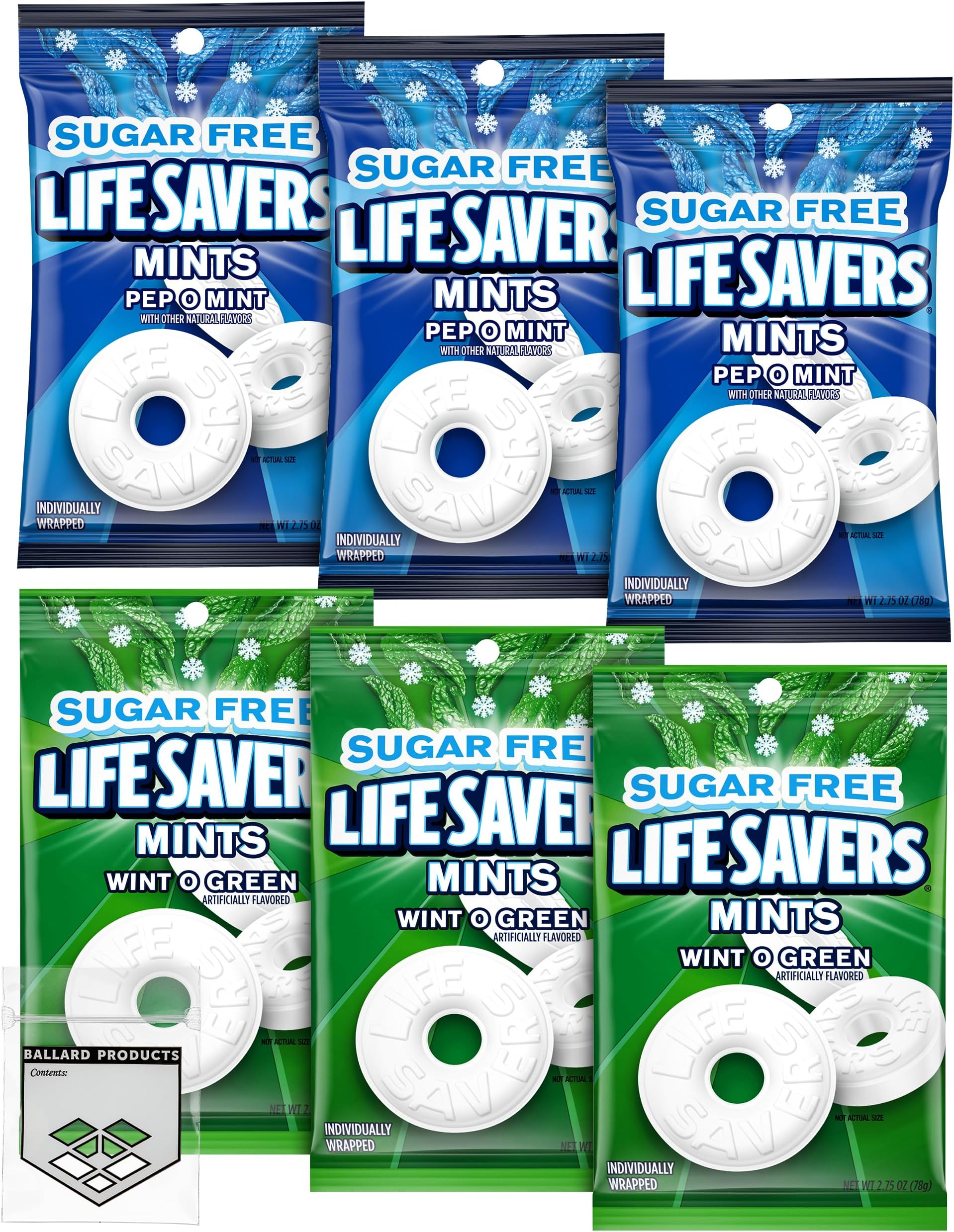 Amazon.com : Sugar Free Mint Twist, Red & White Peppermint Hard Candy ...