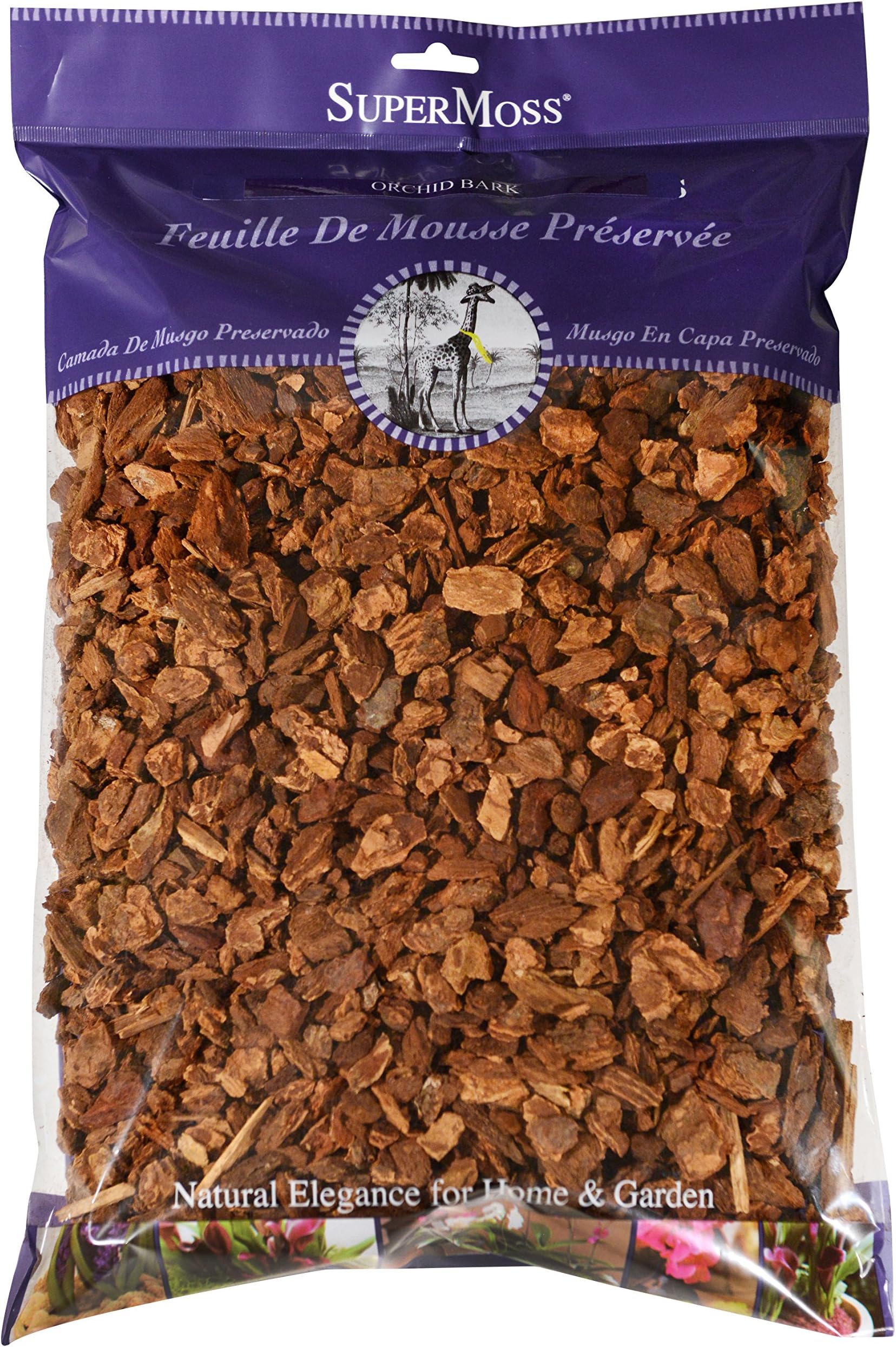 Amazon.com : Orchid Bark for Plants - 4 Quarts, Natural Pine Bark ...