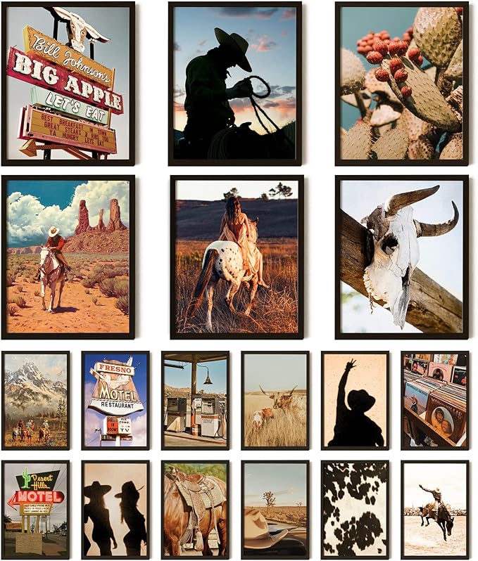 Amazon.com: 97 Decor Western Room Decor for Bedroom - Western Wall ...