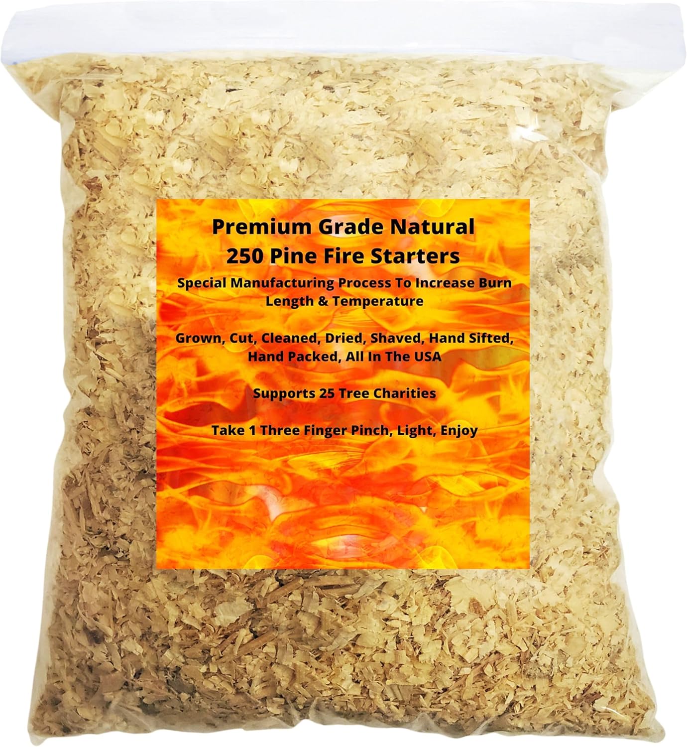Amazon.com: Fire Starters (Pine Fire Starter 20 Pack FBA) : Sports ...