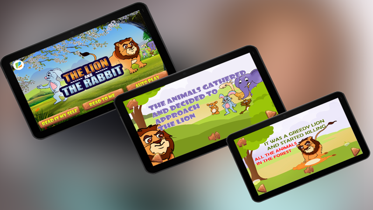 Lion and Rabbit Kids Story pro - App on Amazon Appstore