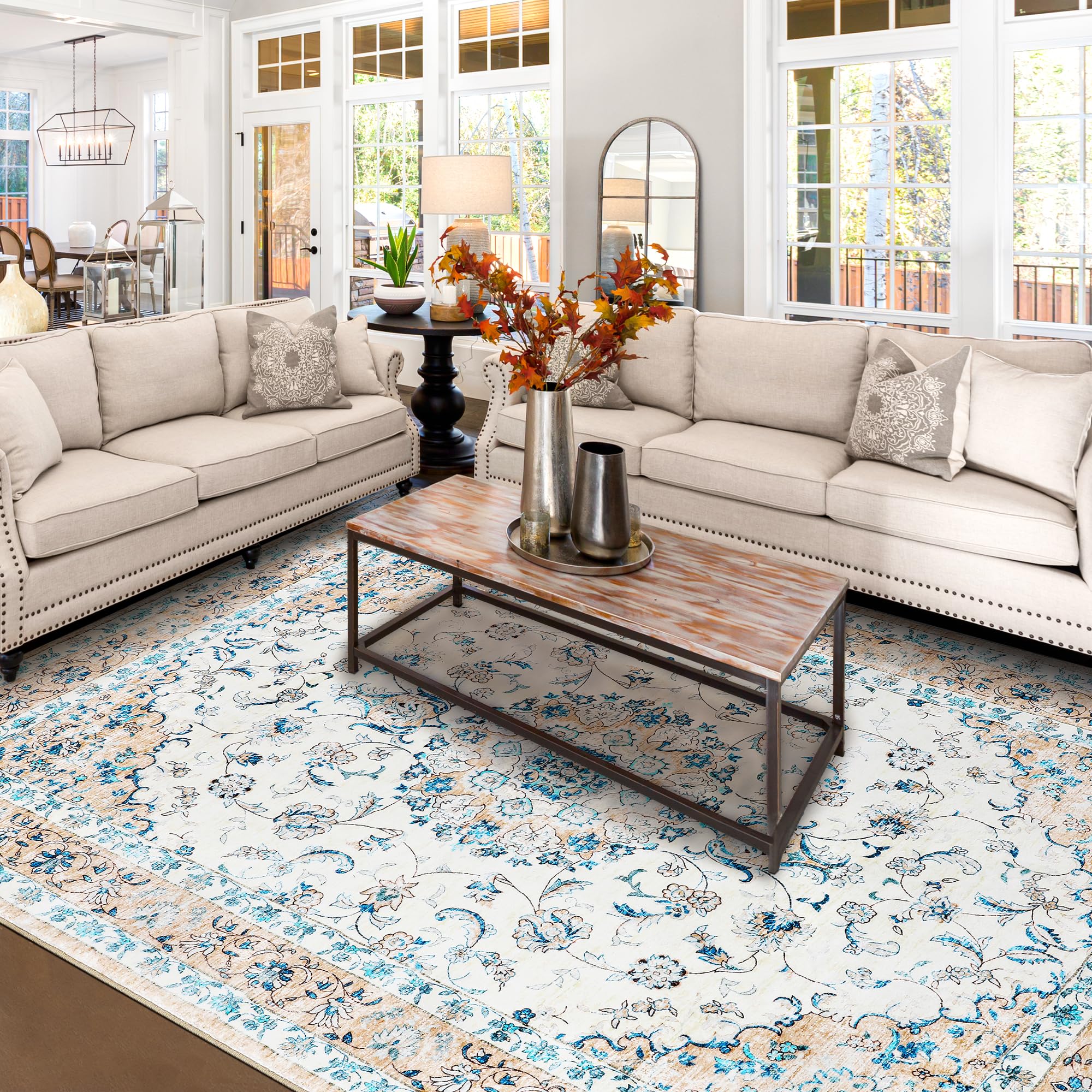 8x10 Area Rugs Madane 8x10 Area Rugs For Living Room AntiSlip Backing