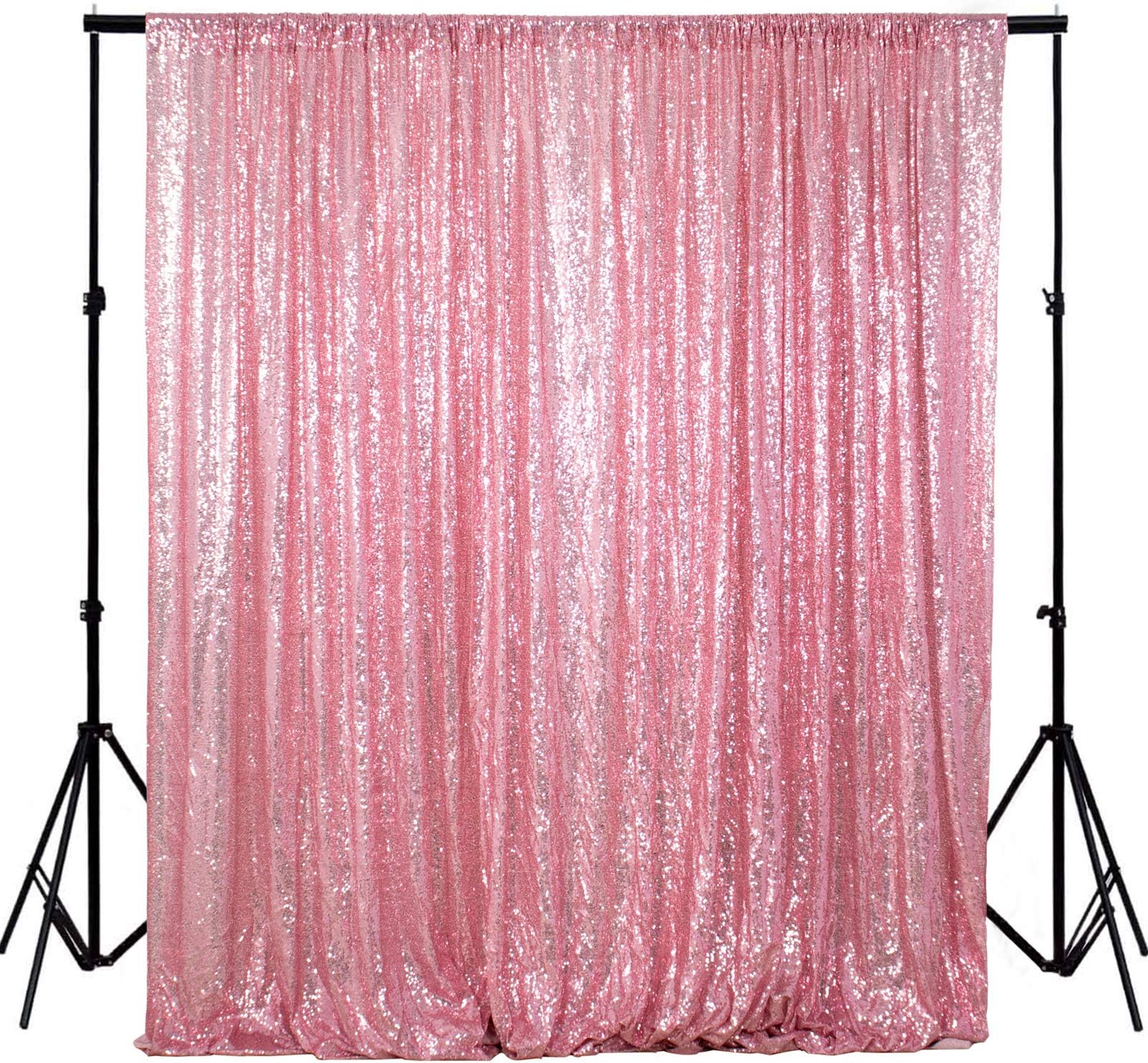 Amazon.com : 24 Pcs Pink Shimmer Wall Backdrop Panels - 4FT x 6FT Pink ...