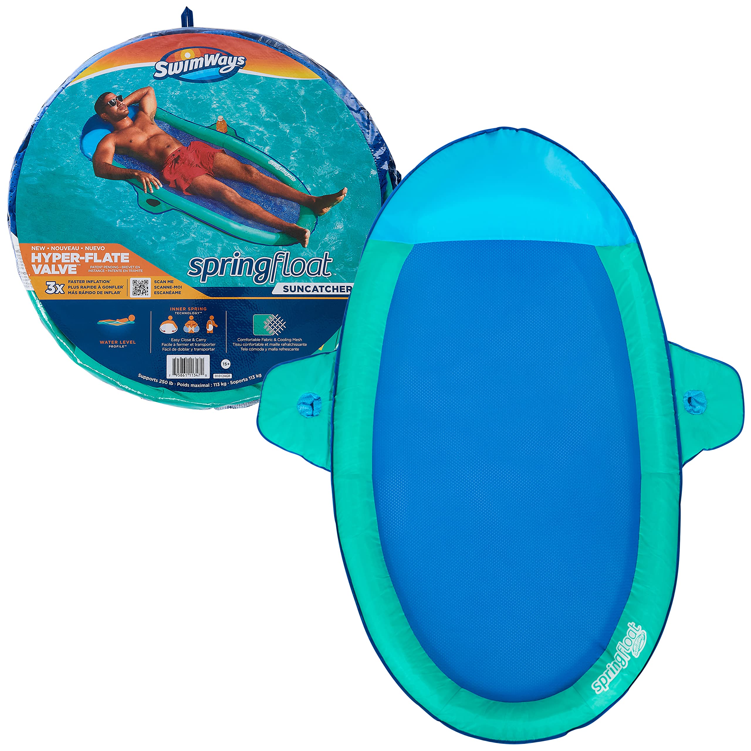 Snapklik.com : SwimWays Spring Float SunCatcher Pool Lounge Chair