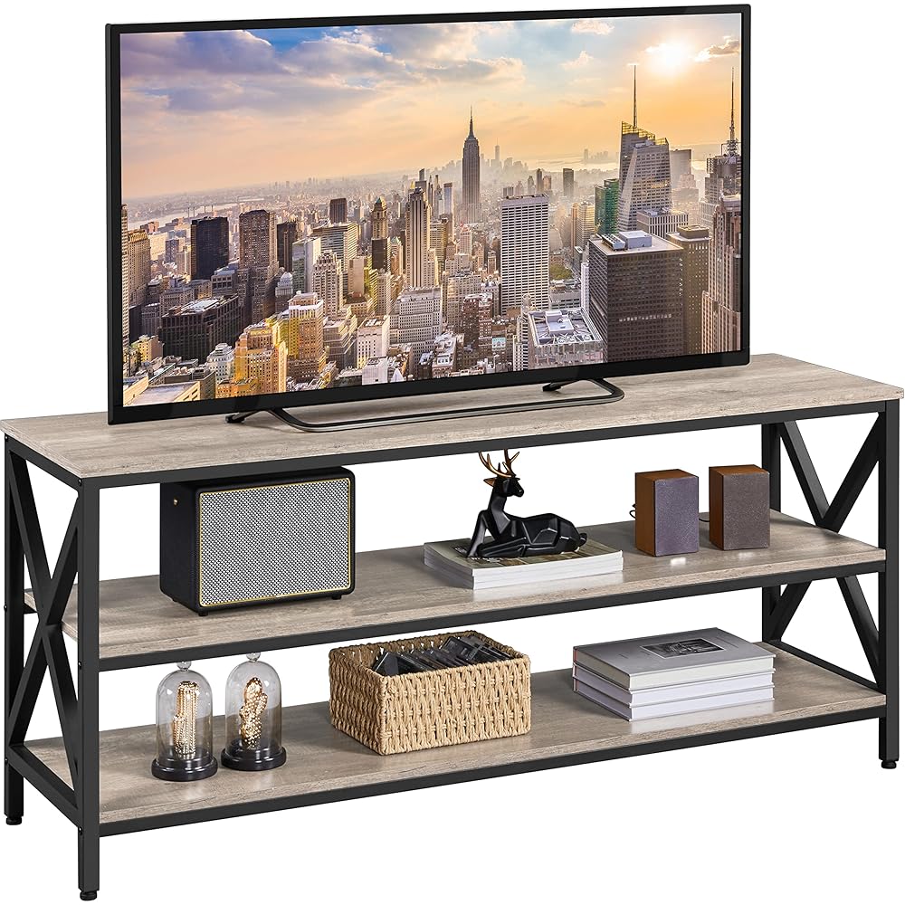 $22/mo - Finance Yaheetech TV Stand for 65 Inch TV with Storage for ...