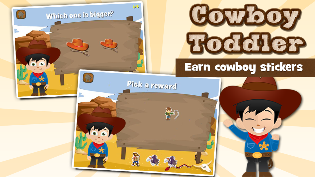 Cowboy Toddler: Fun Educational Games for Boys and Girls - App on ...