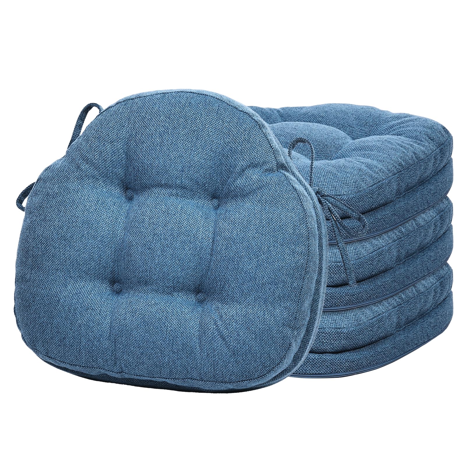 Amazon.com: baibu Dining Chair Cushions Set of 4 Windsor Chair Pads ...