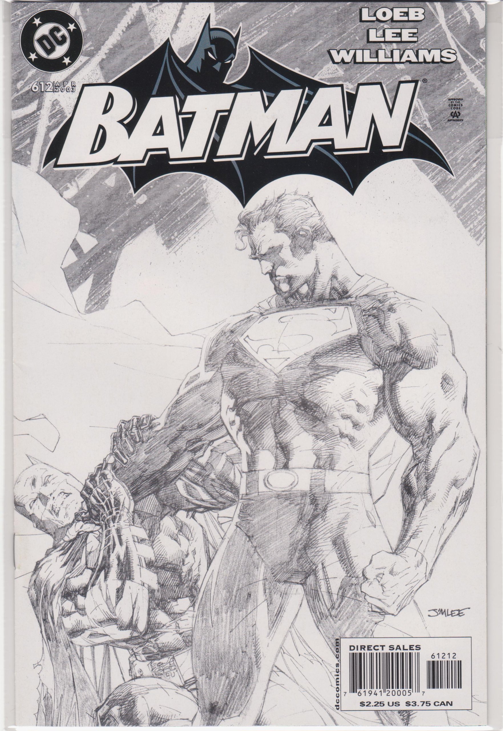 Batman #612 2nd Printing Sketch Variant: unknown author: Amazon.com: Books