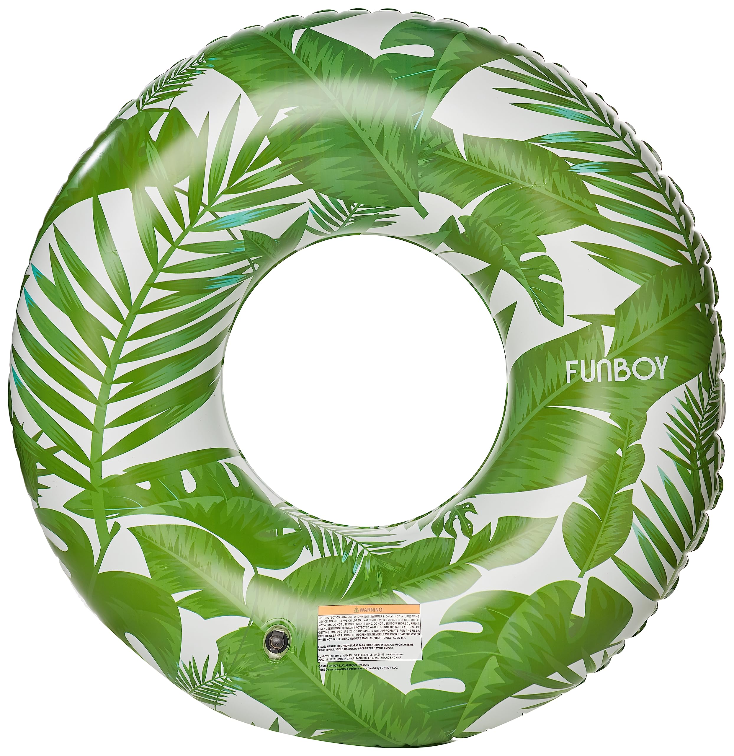 Snapklik.com : FUNBOY 48" Giant Inflatable Tropical Tube Float