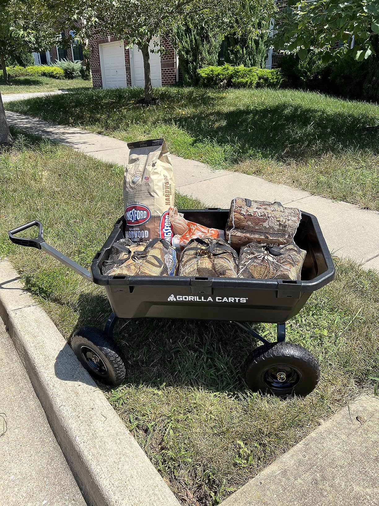 $46/mo - Finance Gorilla Carts 7GCG-NF Heavy-Duty Poly Dump Cart with ...