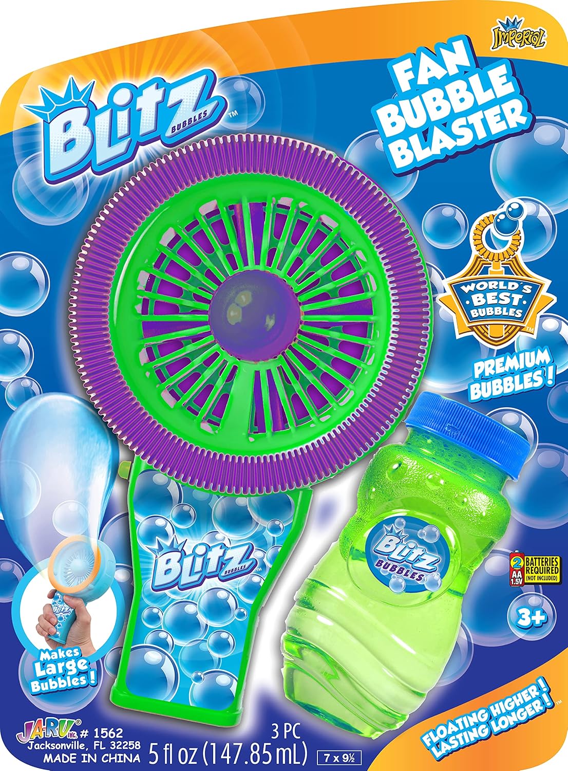 JA-RU Blitz Fan Bubble Blaster wSoap Solution 1 Philippines | Ubuy