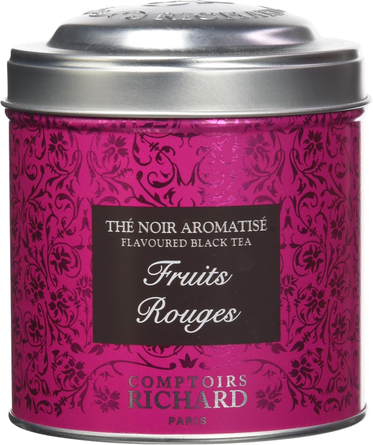 Comptoirs Richard Thé Noir Fruits Rouges Boîte Métal Vrac 100 g ...