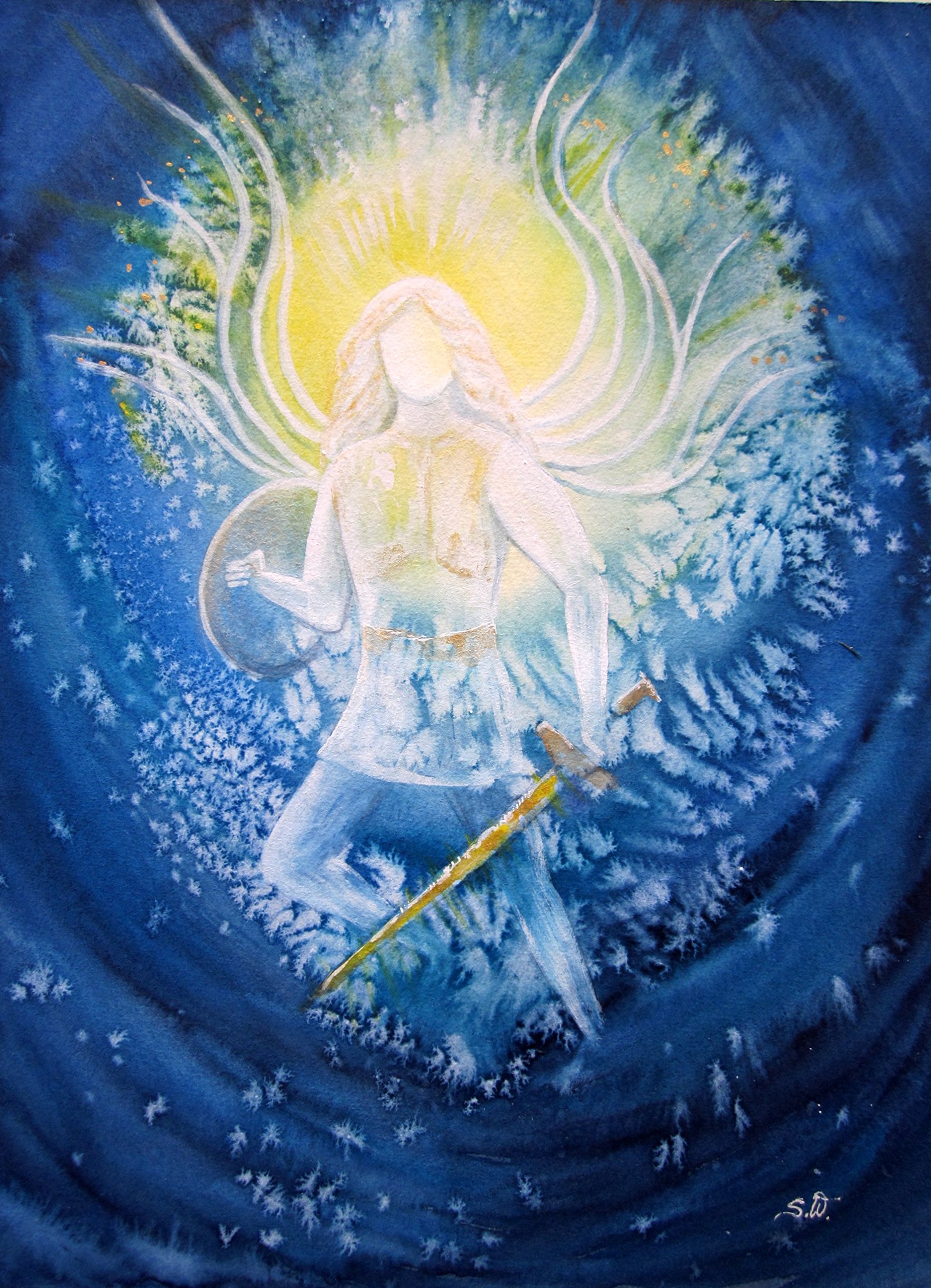 Amazon.de: silwi-art***** "Erzengel Michael beschützt DichHochwertiger ...