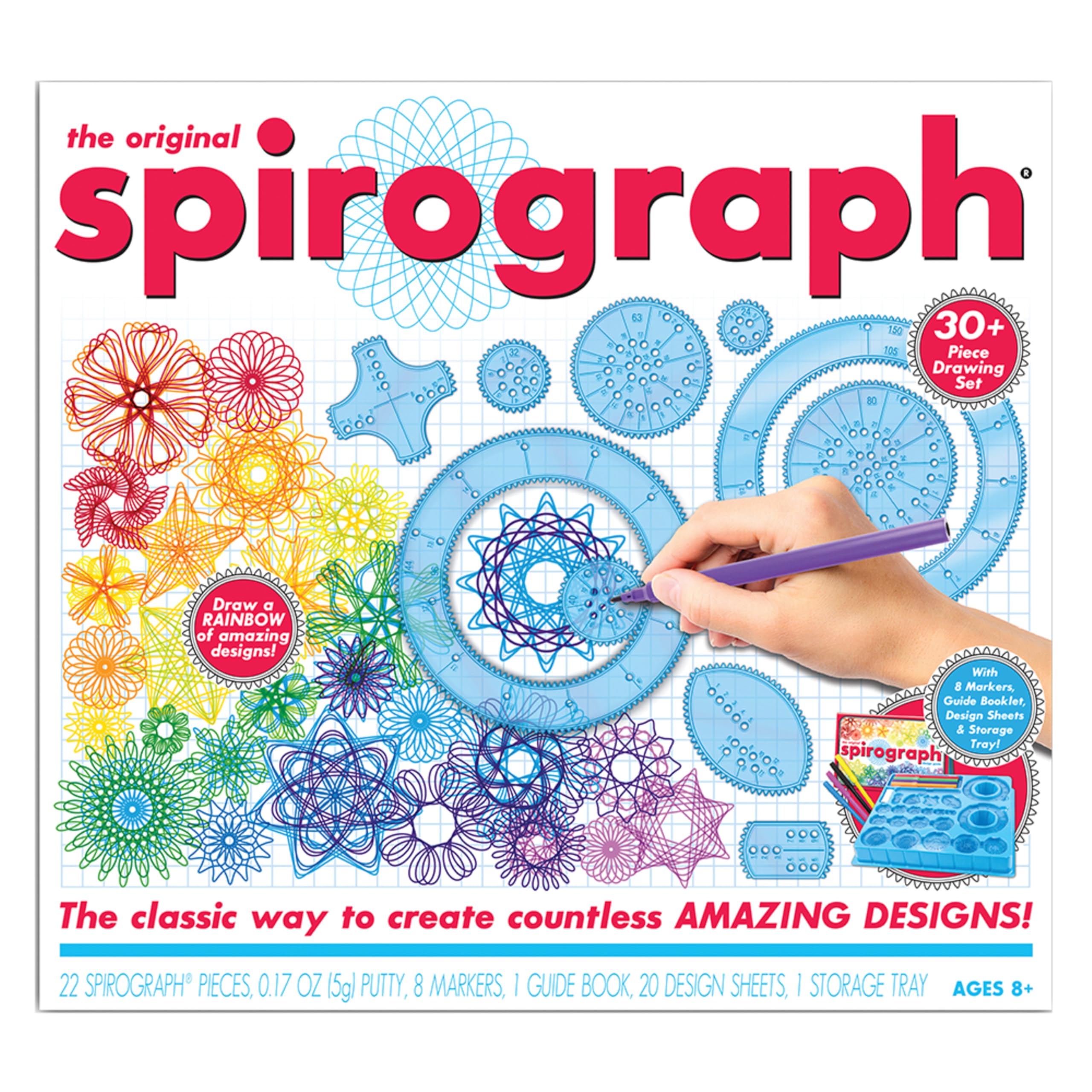 Amazon.com: Spirograph with Markers, Arts and Crafts, Kids Toys, Art ...