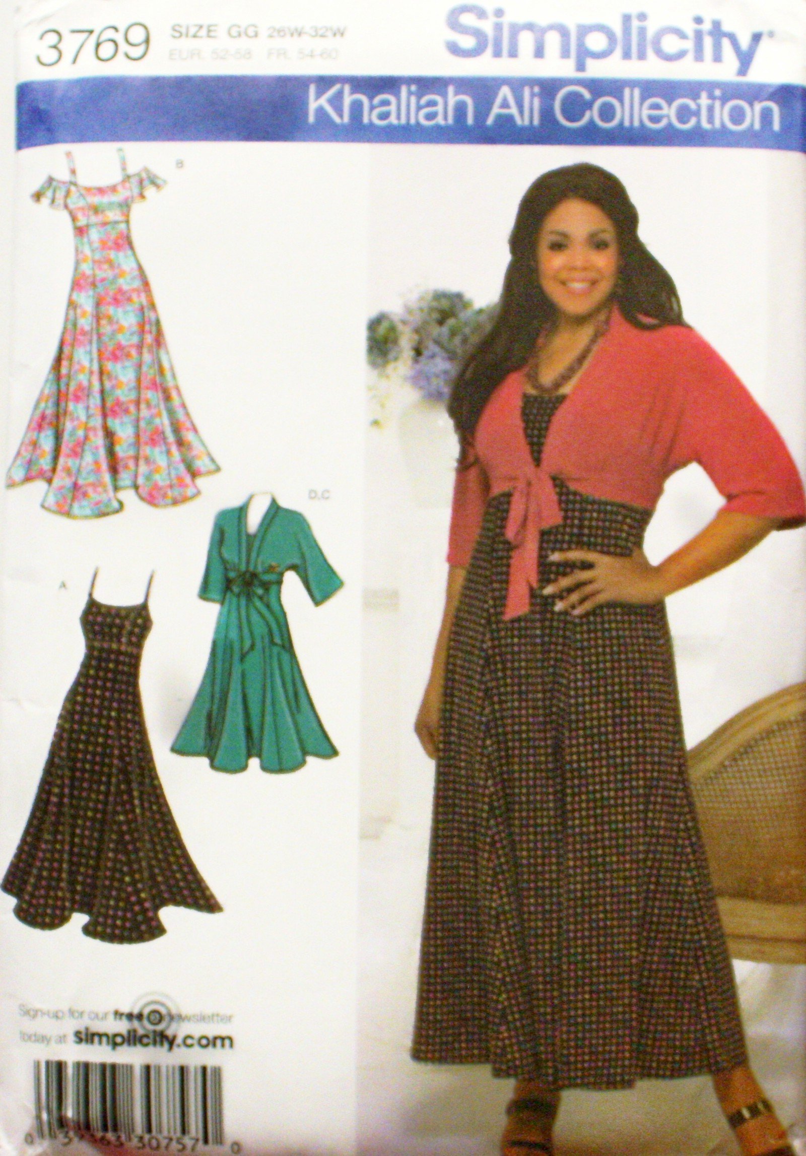 Khaliah Ali Patterns Simplicity Pattern 3697 Khaliah Ali Collection