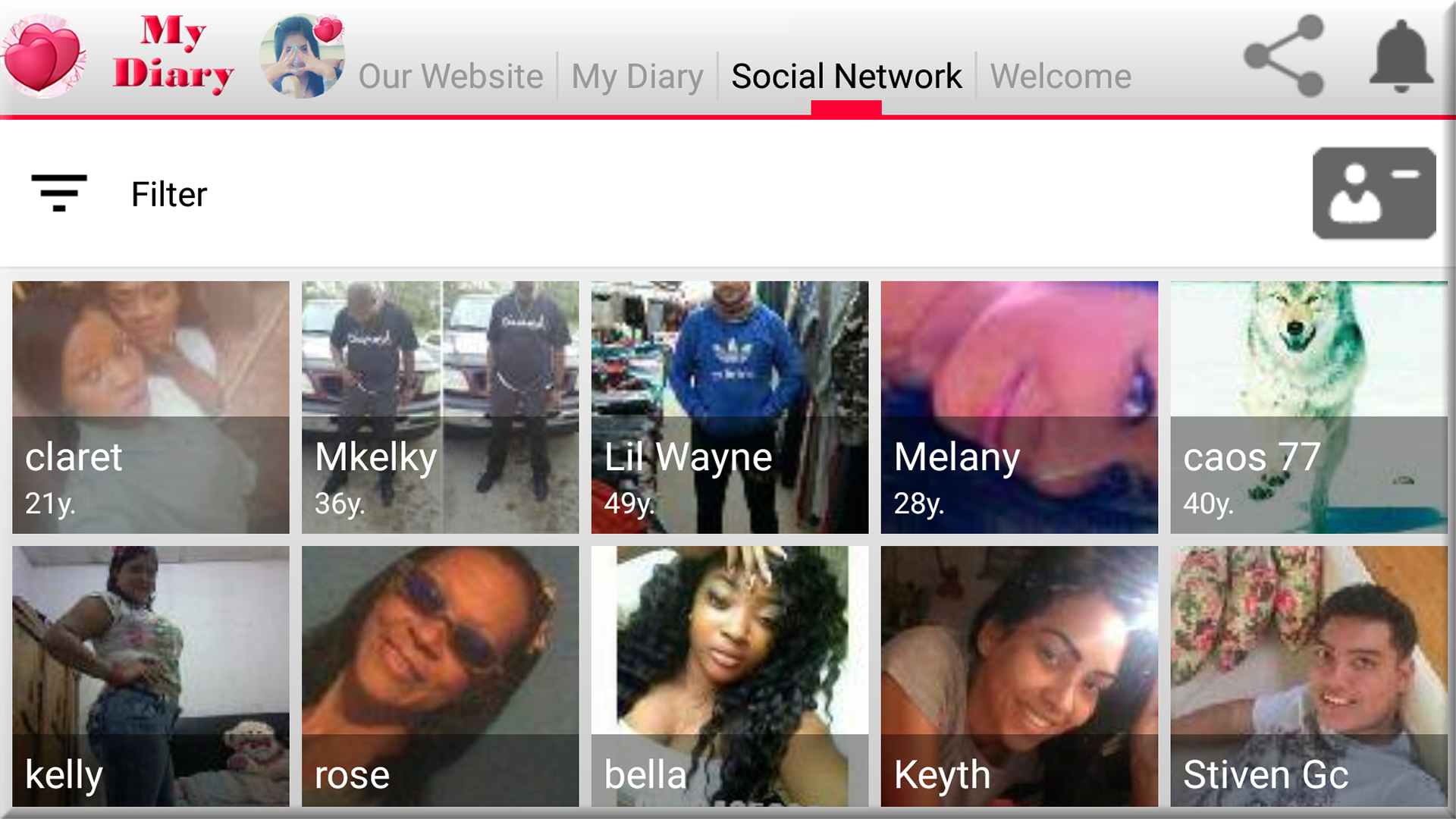 My Diary Social Network - App on the Amazon Appstore