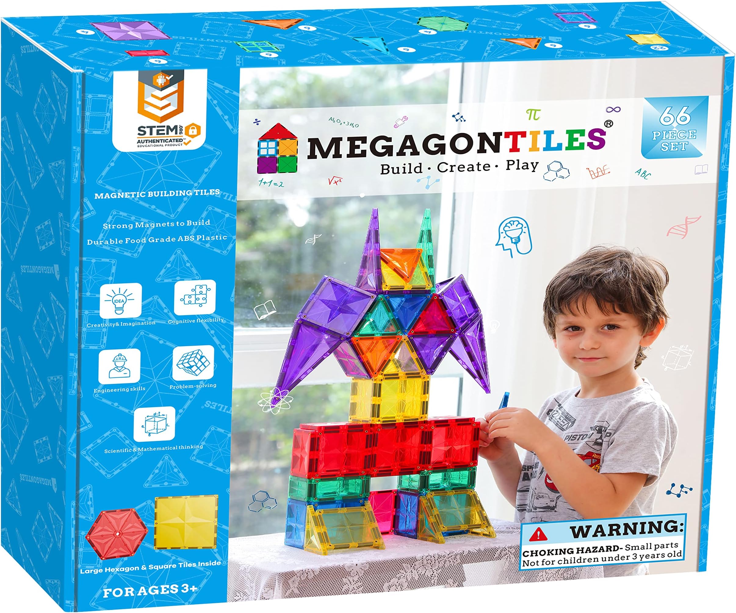 CONNETIX Rainbow Creative Pack, 102 Pieces : Amazon.com.au: Toys & Games