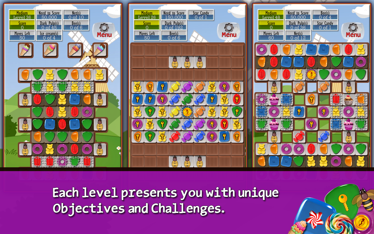 Sugar Drops - Match three puzzle - App on Amazon Appstore