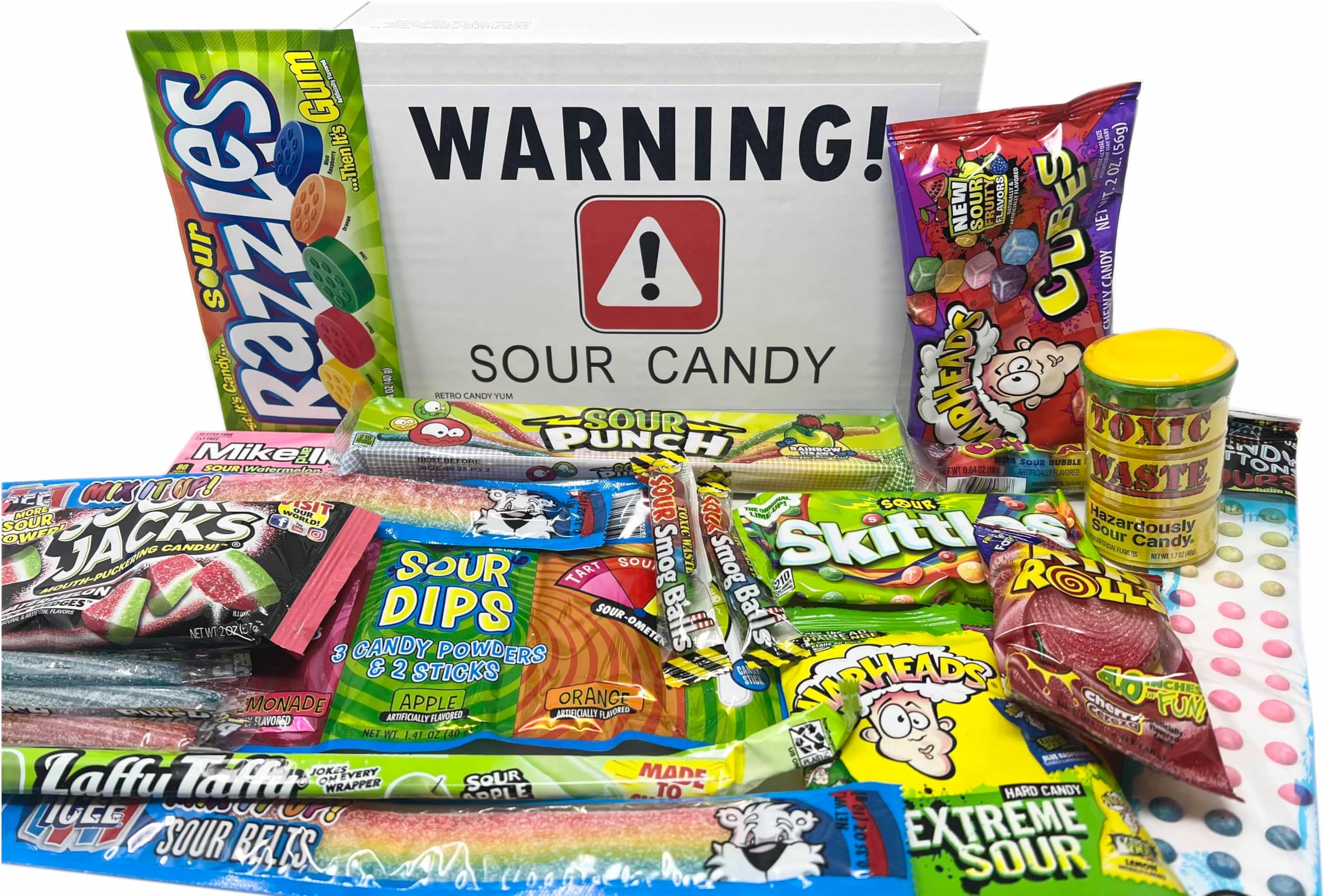 Amazon.com : 1UP Sour Challenge by FaZe Rug- Extreme Sour Candy Experience, 2-Pack : Grocery ...