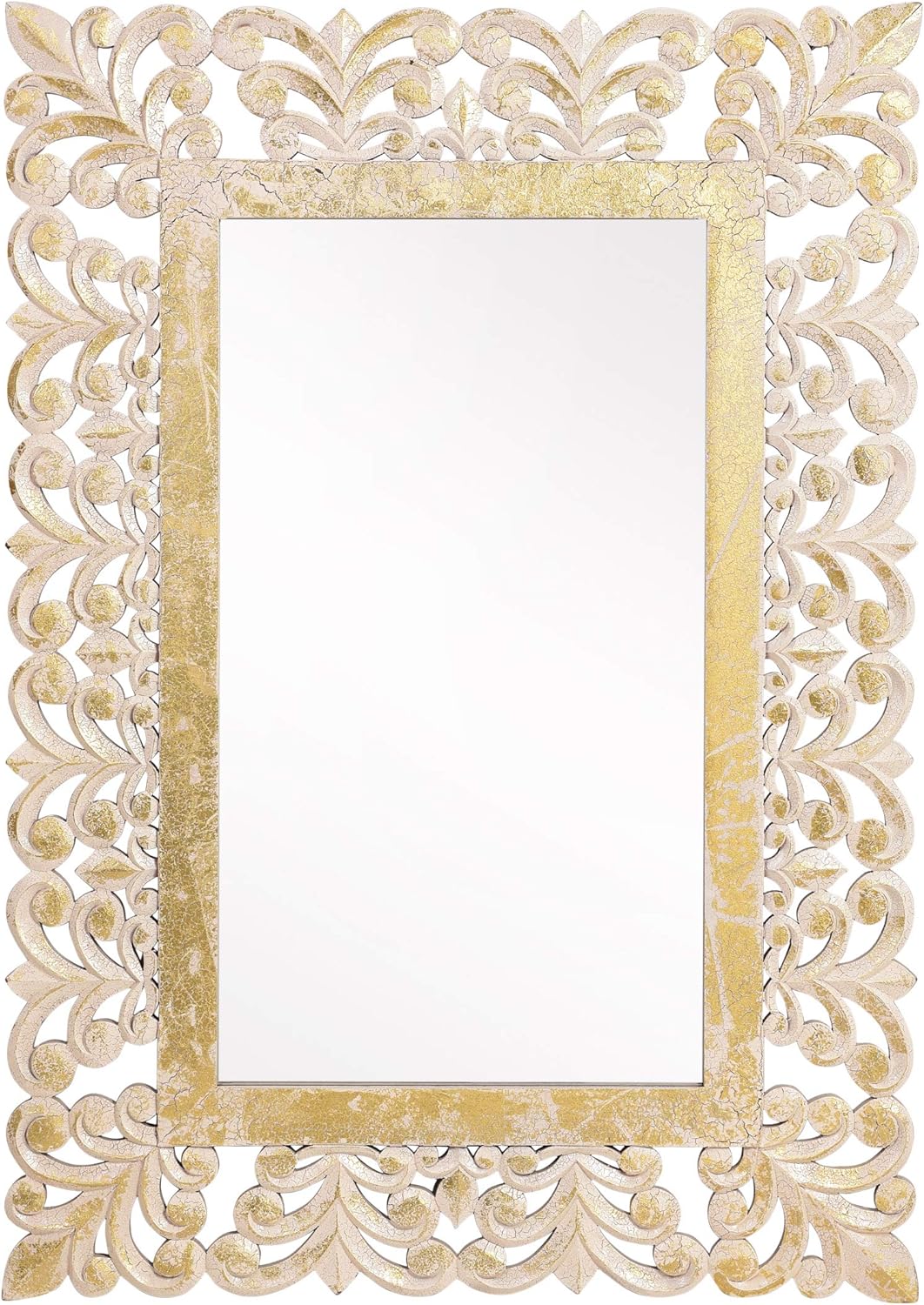 Amazon.com: Christopher Knight Home Muriel Mirror, Natural, White ...