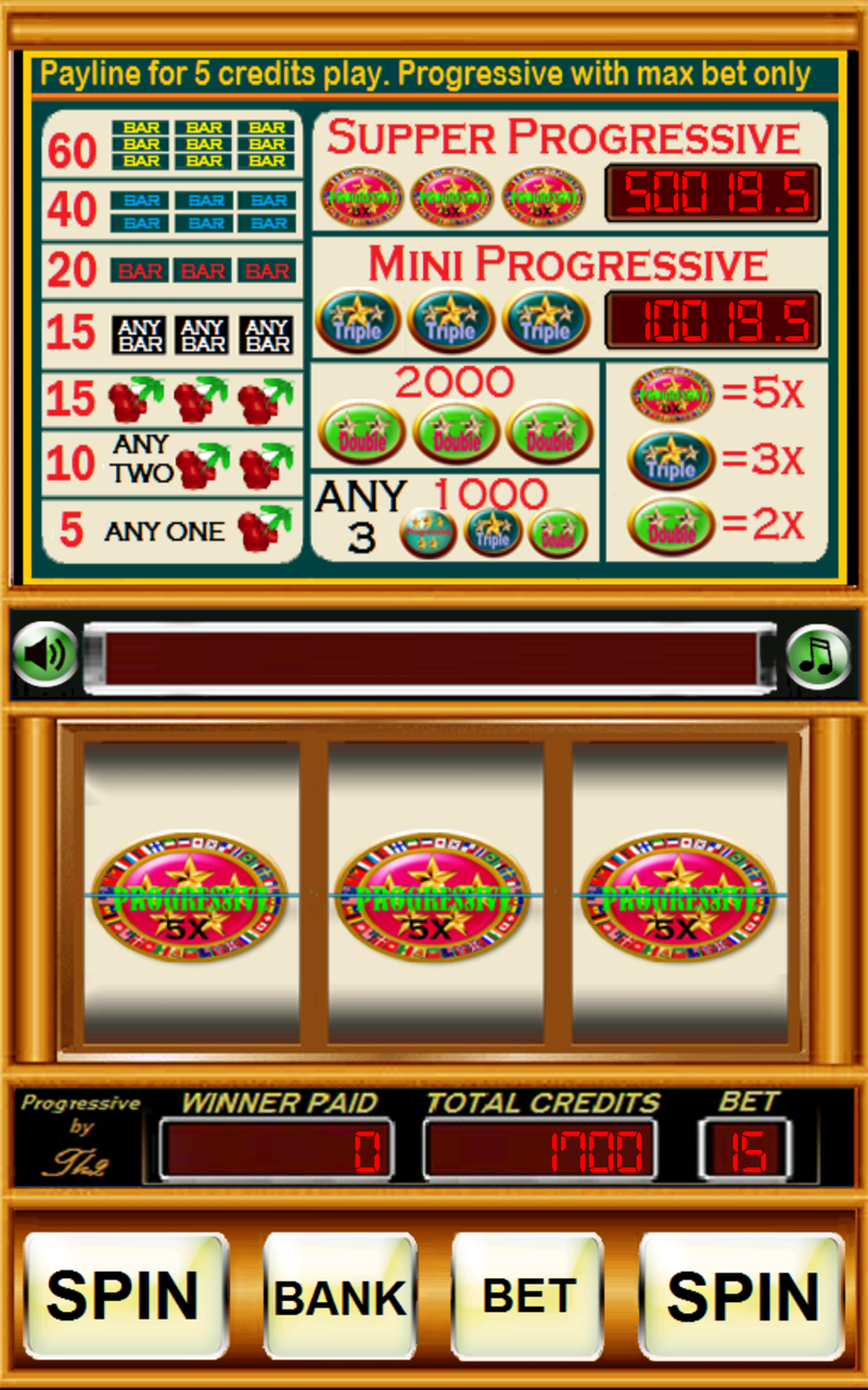 Double Progressive Slot Machine - App on Amazon Appstore