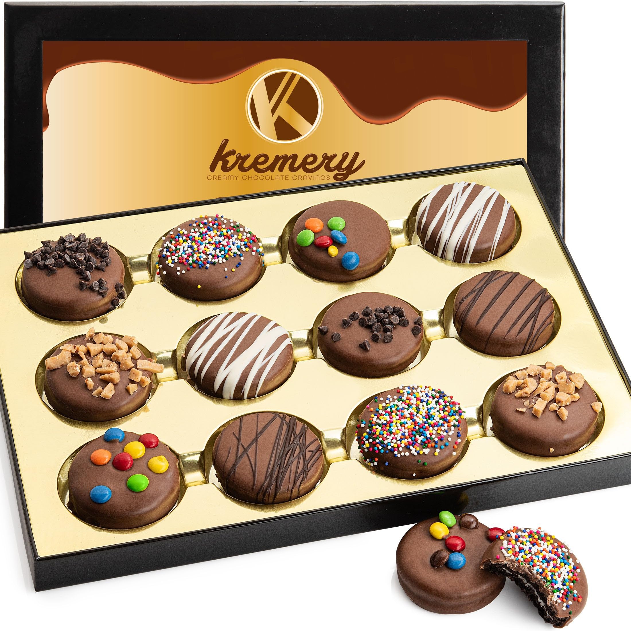 Amazon.com: Hazel & Creme Chocolate Cookies Gift Basket - Gourmet ...