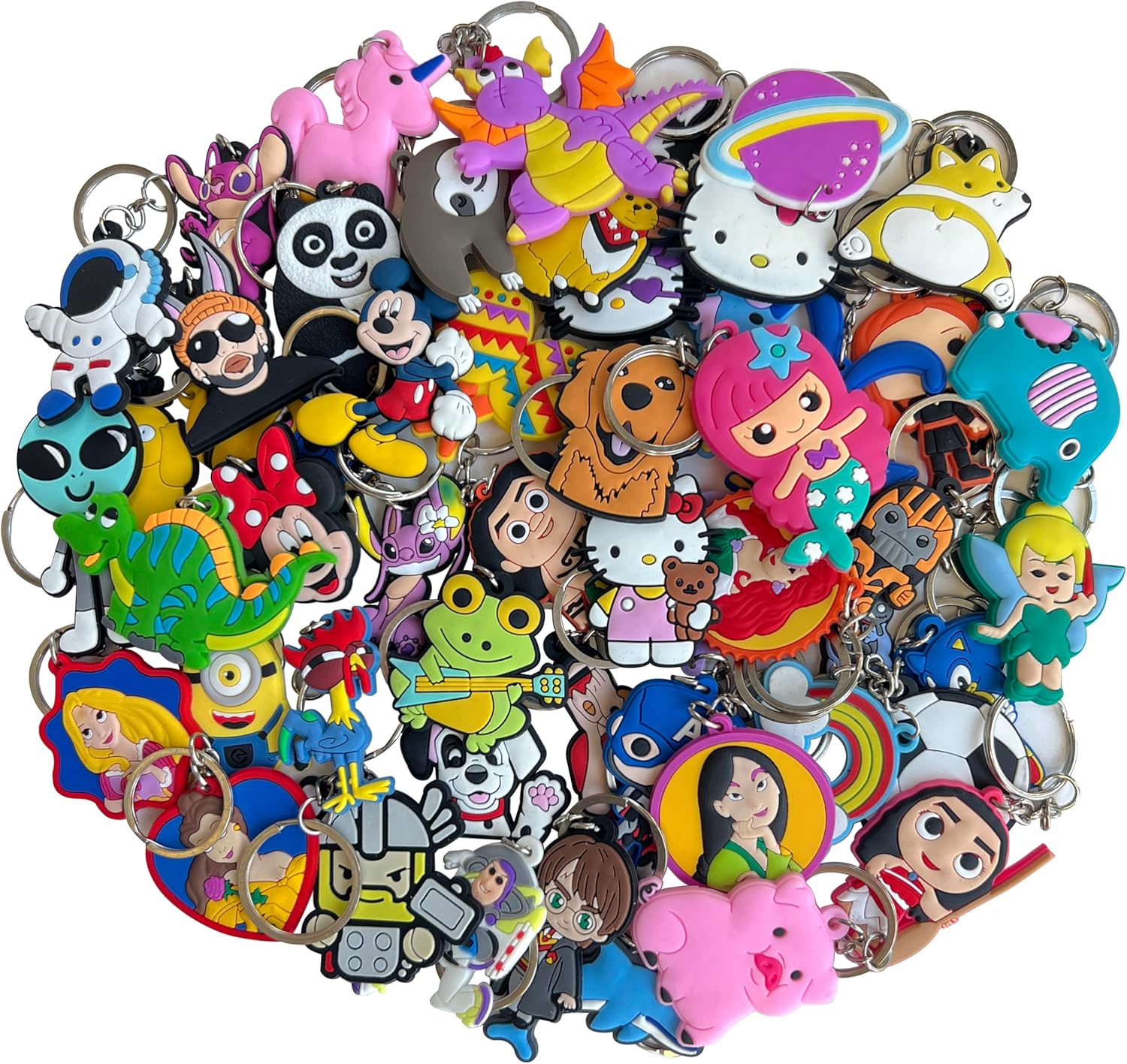 Amazon.com: YLQYAOLANQI Random Cute Keychain Bulk Keychains, Party ...