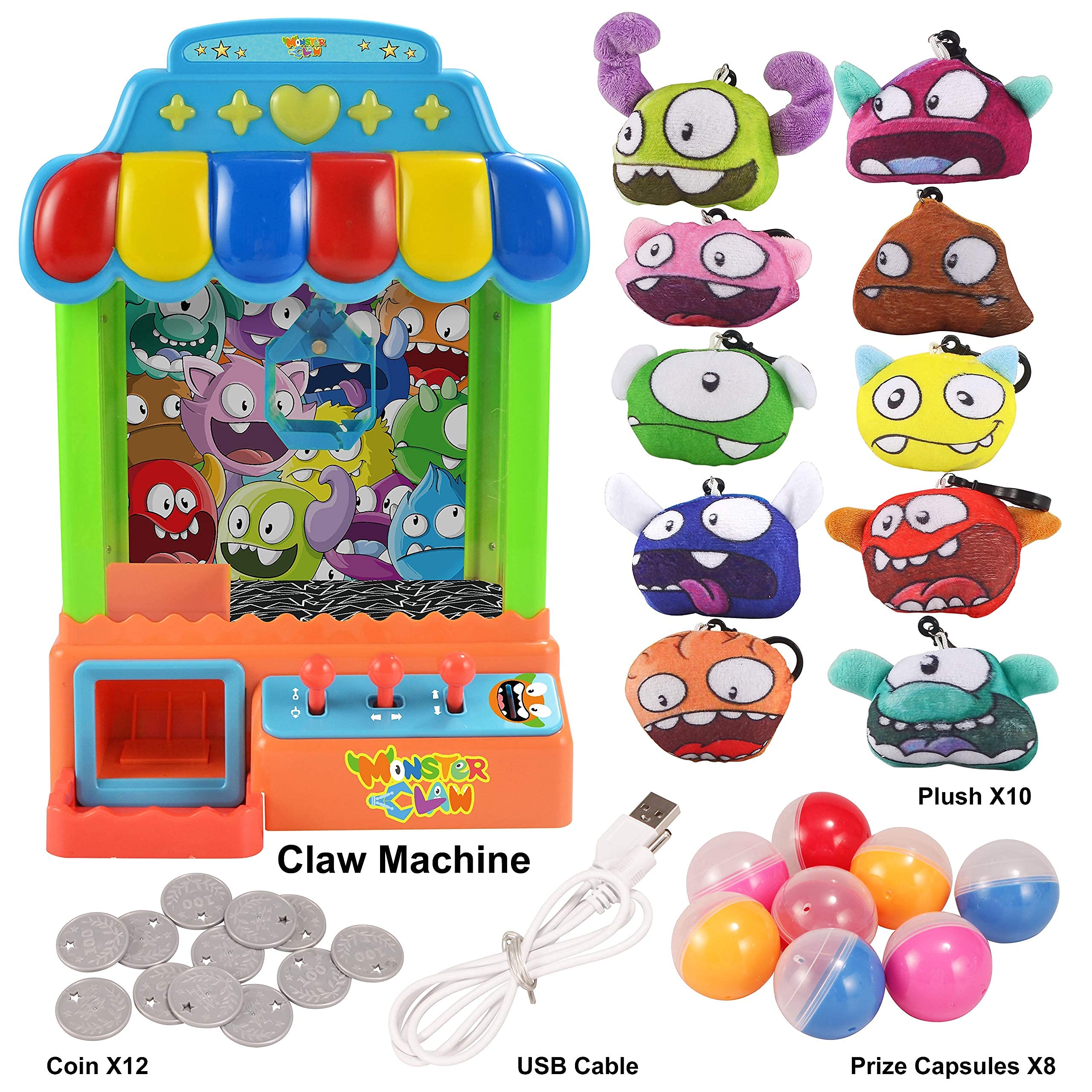 Buy JOYIN 32Pcs Claw Machine Toys With Lights Sounds Mini Arcade buy-joyin-32pcs-claw-machine-toys-with-lights-sounds-mini-arcade