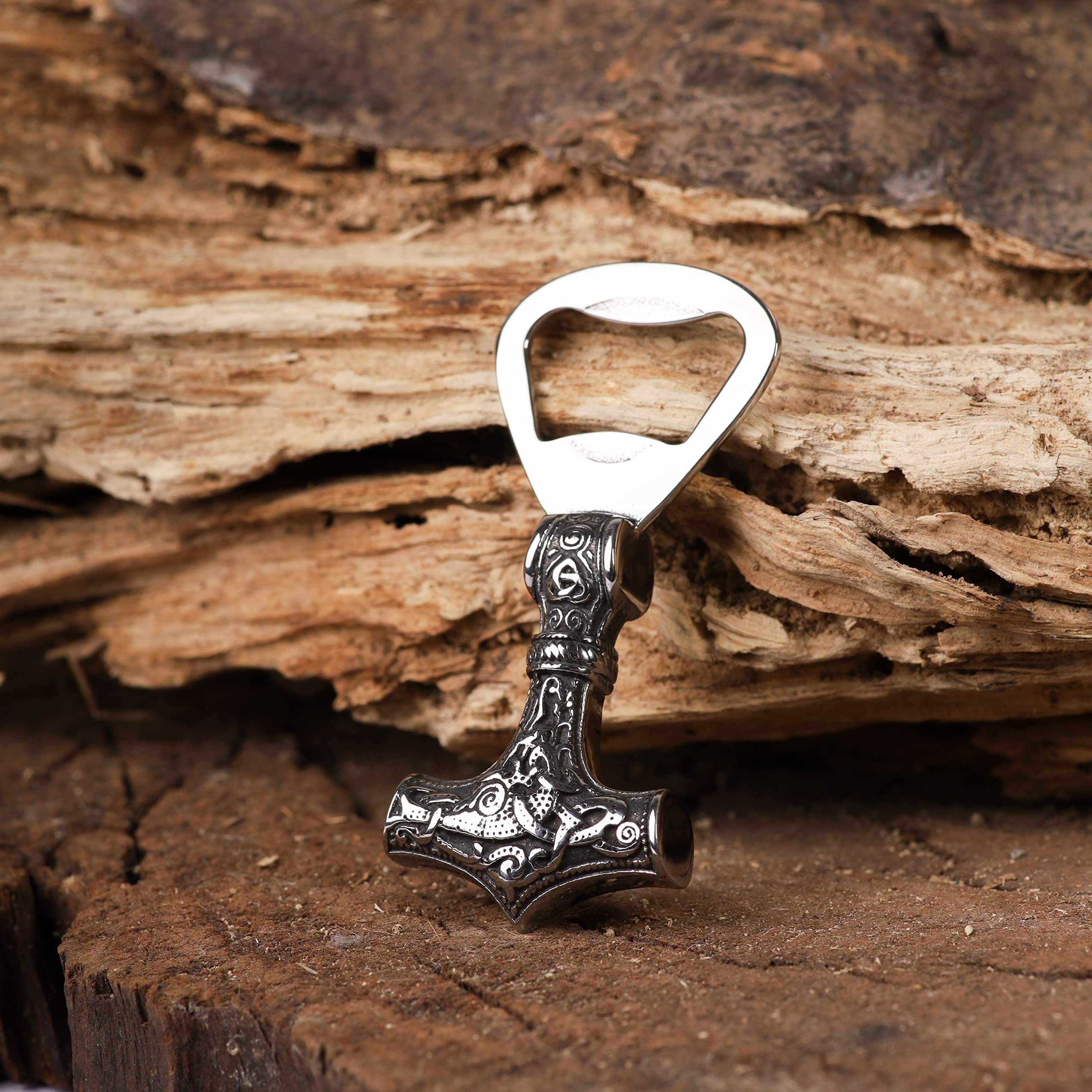 Snapklik.com : Viking Hammer Bottle Opener Norse Viking Mjolnir Odin ...
