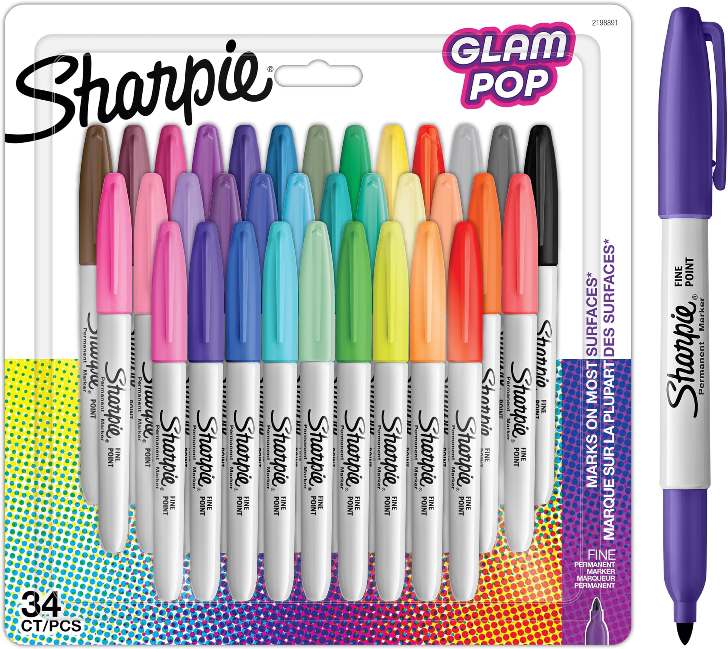 Sharpie Permanent Markers | Fine Point for Bold Details | Colour Burst ...