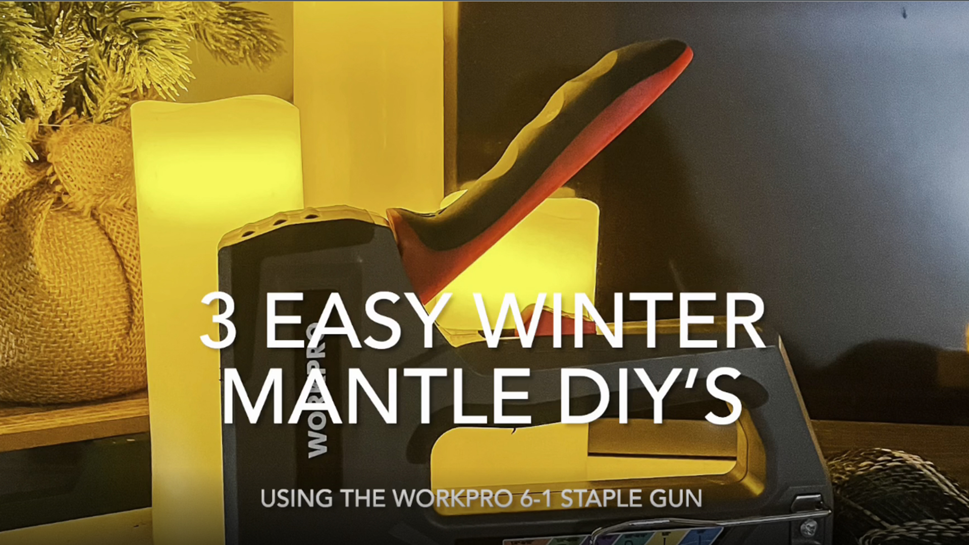 Watch 6-in-1 Staple Gun for DIY on Amazon Live