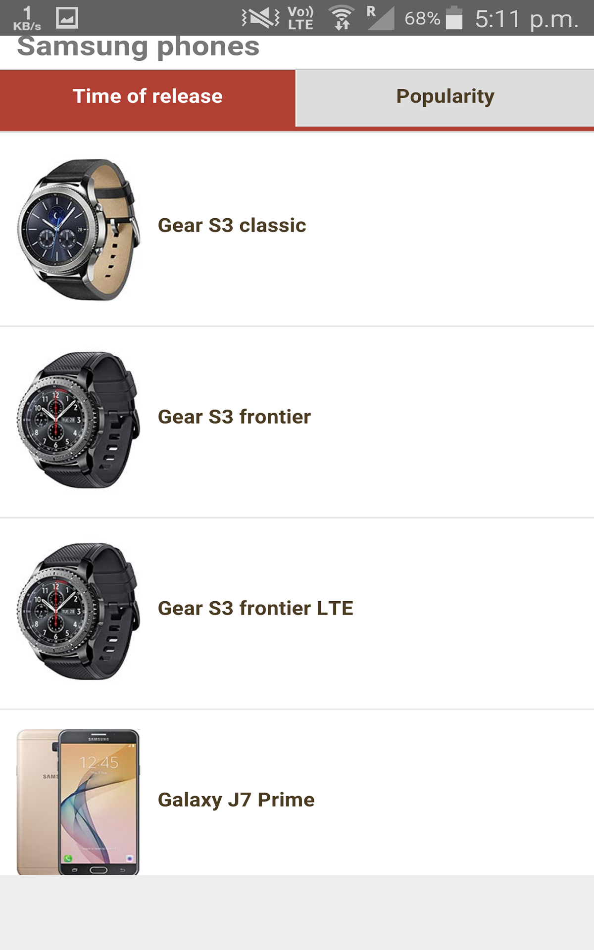 Mobile Specification GSM Arena - App on Amazon Appstore